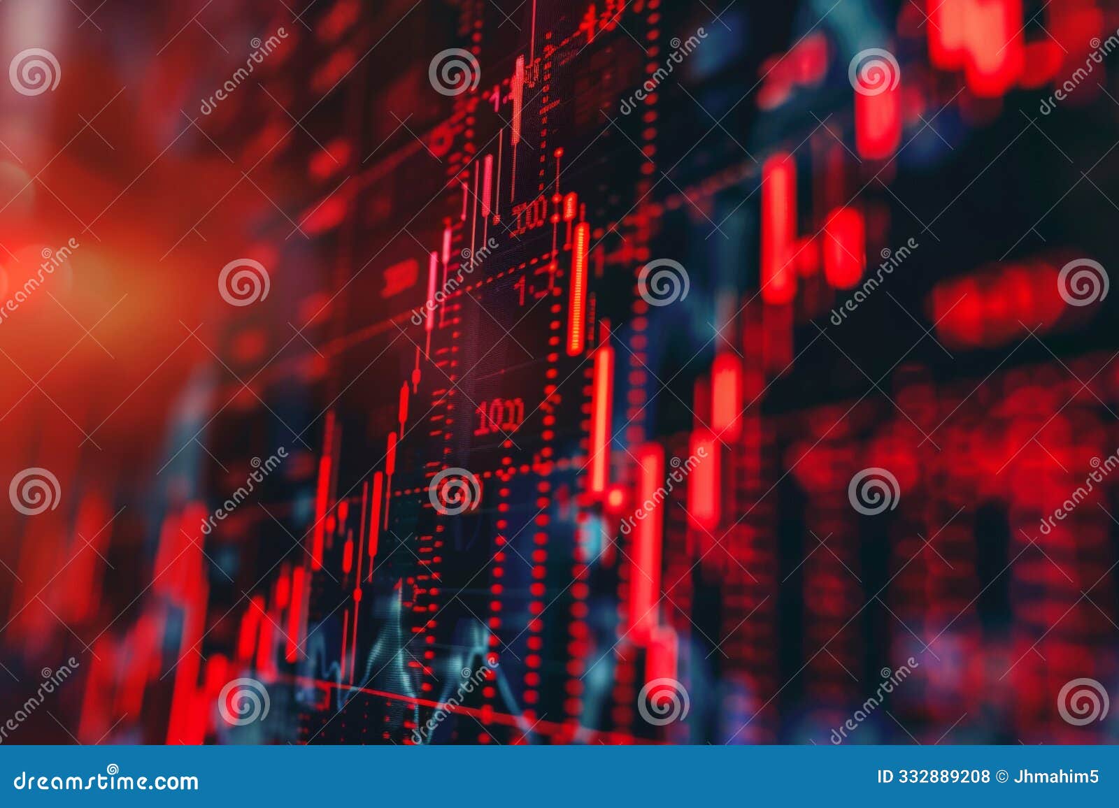 A Stock Chart that is Going Down is a Visual Representation of the ...