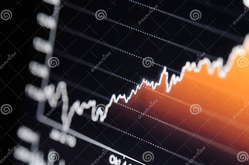 Stock chart growth stock photo. Image of financial, data - 19840738