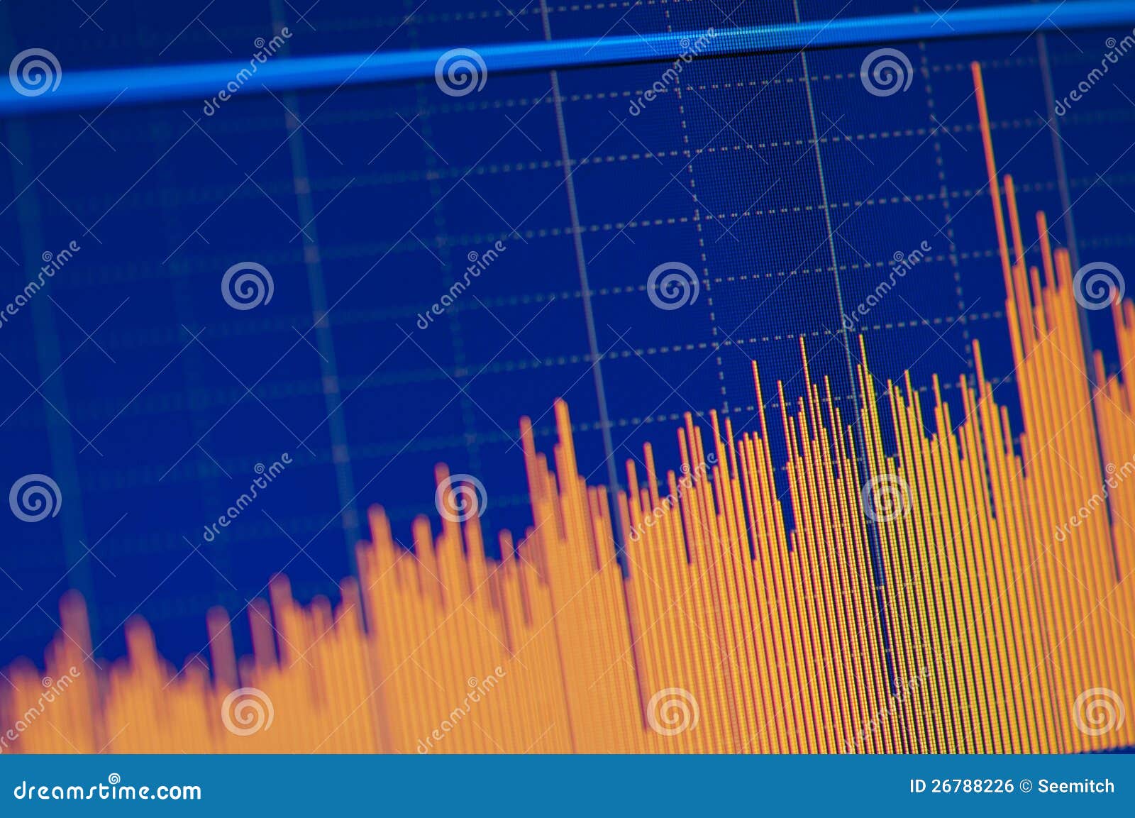 Stock chart growth stock photo. Image of digital, data - 26788226