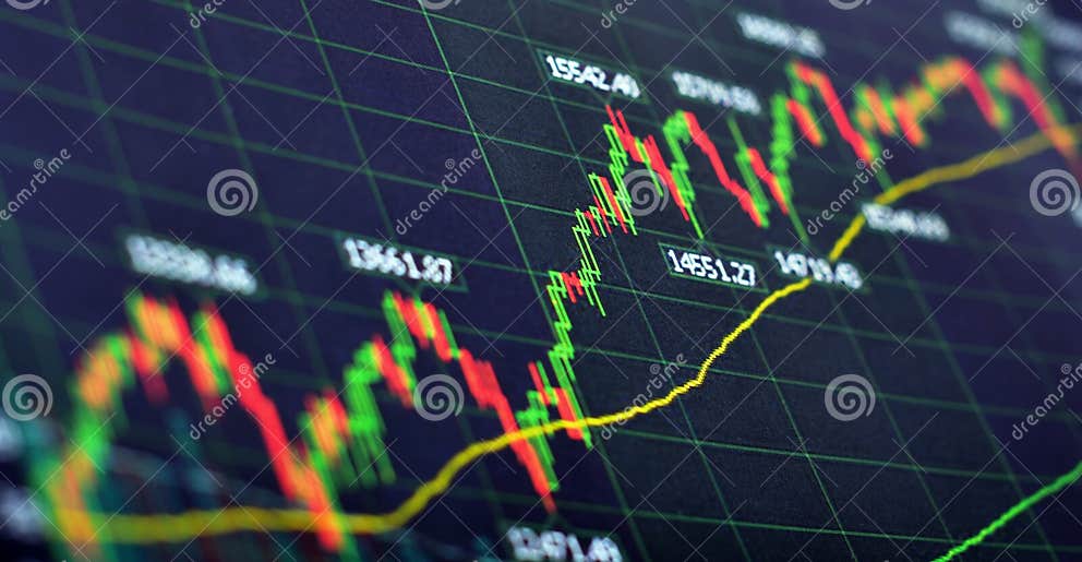 Stock chart stock photo. Image of development, data, improvement - 47482082