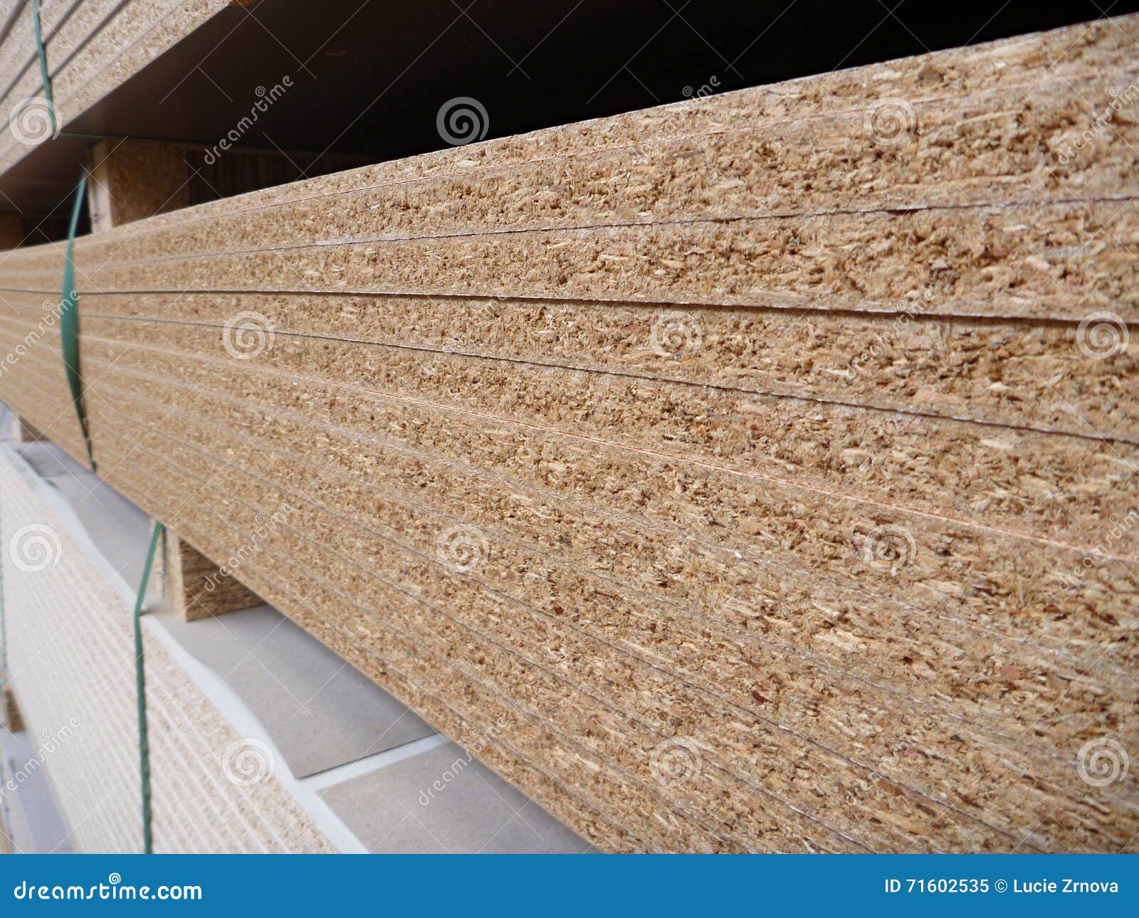 Stock of Chipboard Boards in Factory Stock Image - Image of board ...