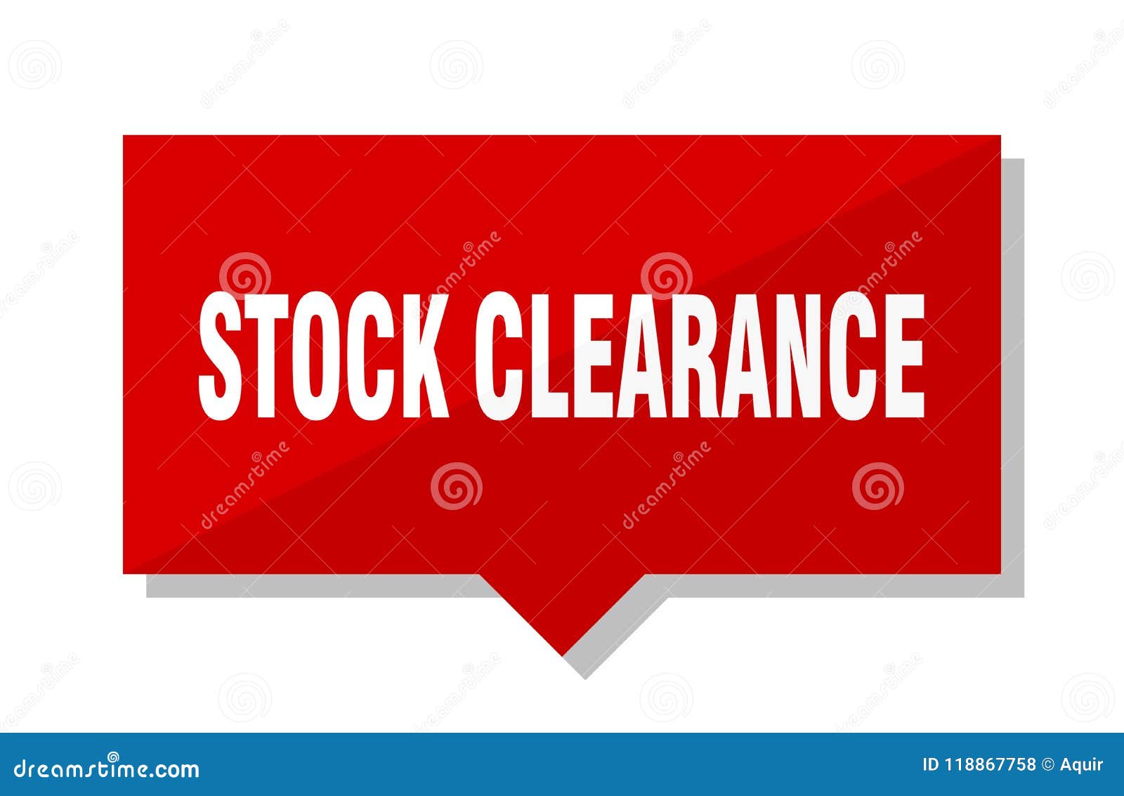 Stock clearance price tag stock vector. Illustration of bubble - 118867758