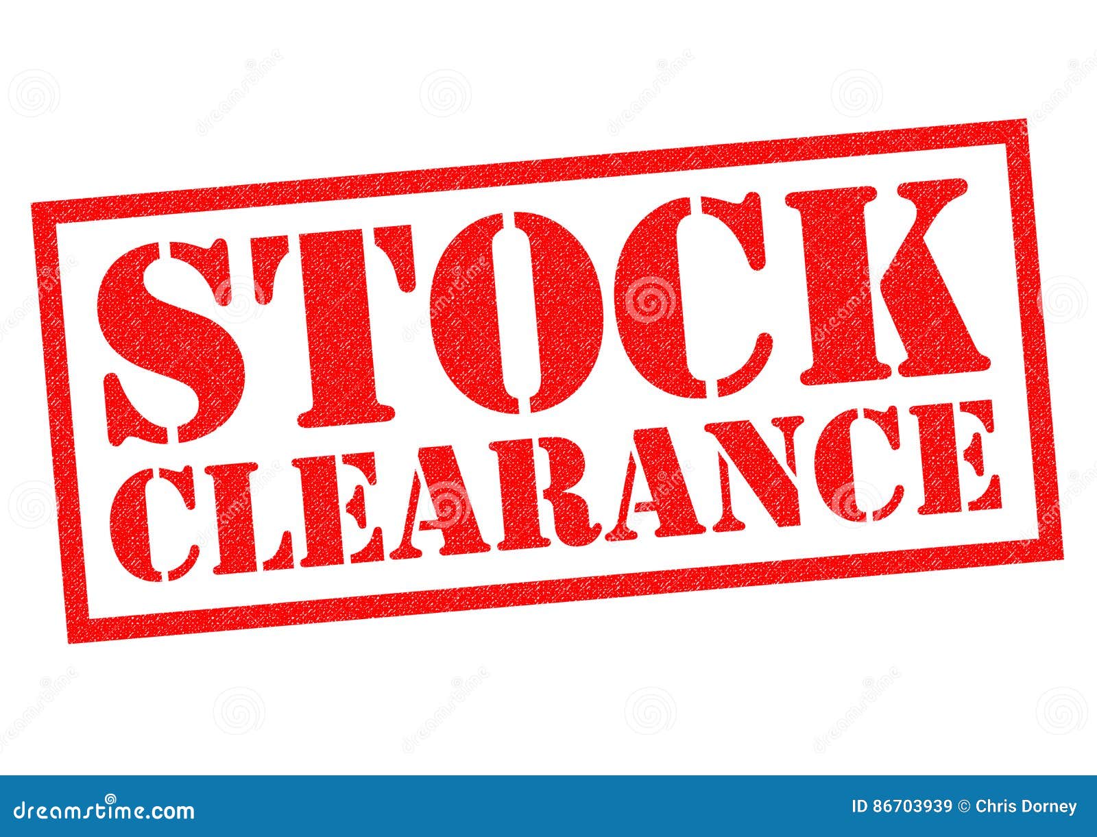 STOCK CLEARANCE stock illustration. Illustration of deals - 86703939