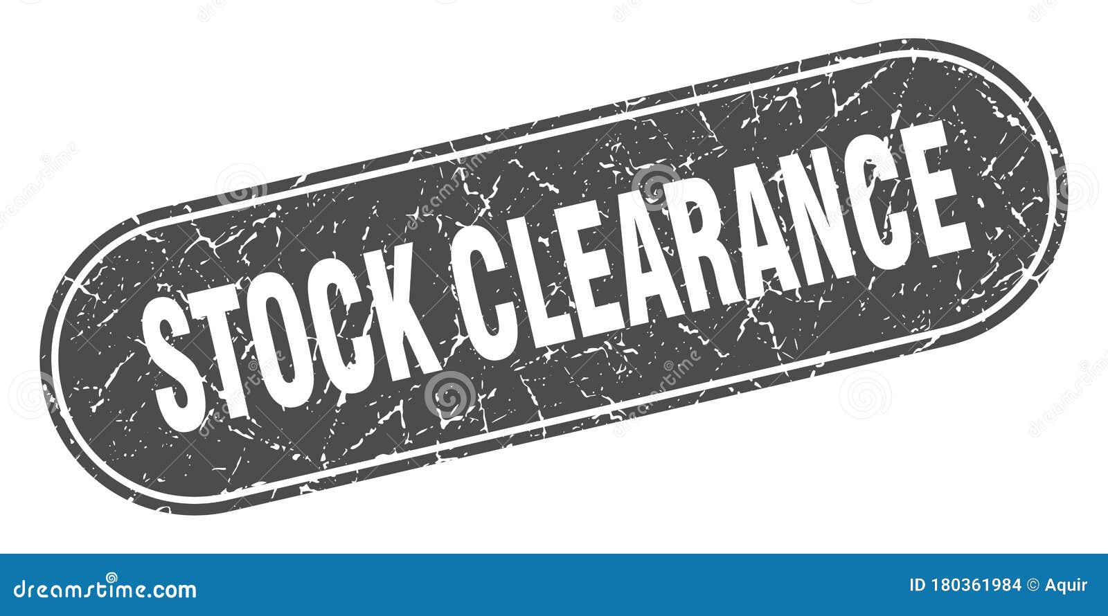 Stock Clearance Sign. Stock Clearance Grunge Stamp Stock Vector ...