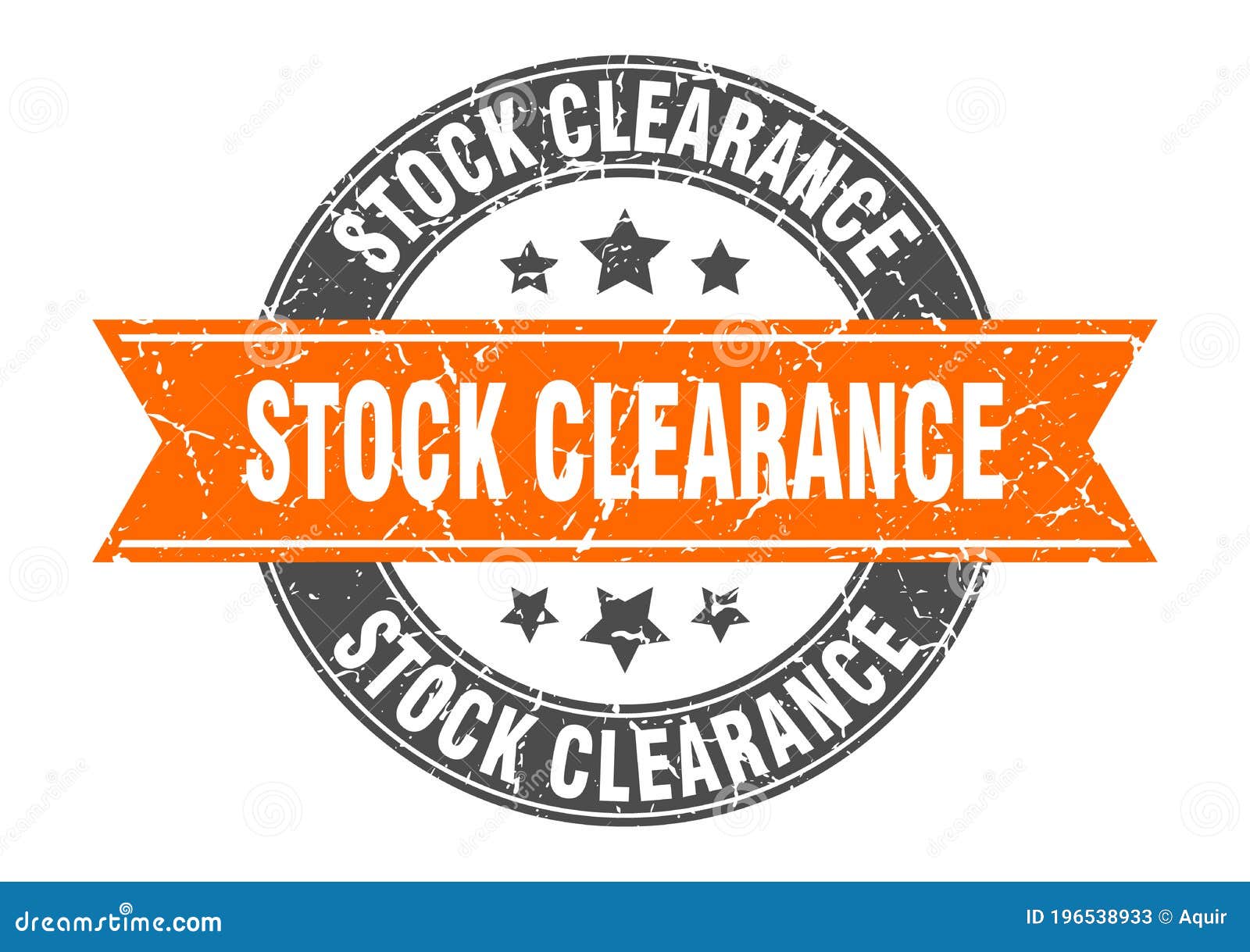 Stock clearance stamp stock vector. Illustration of clearance - 196538933
