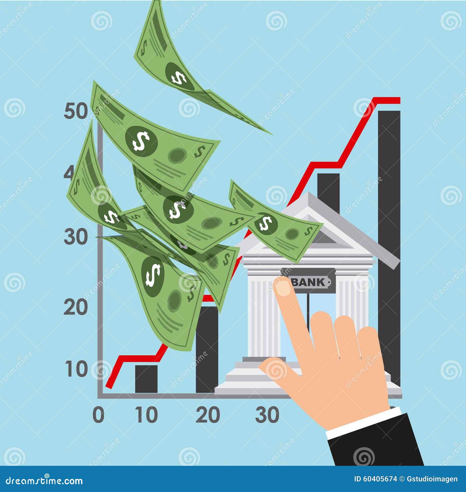 Stock exchange stock vector. Illustration of growth, invest - 60405674