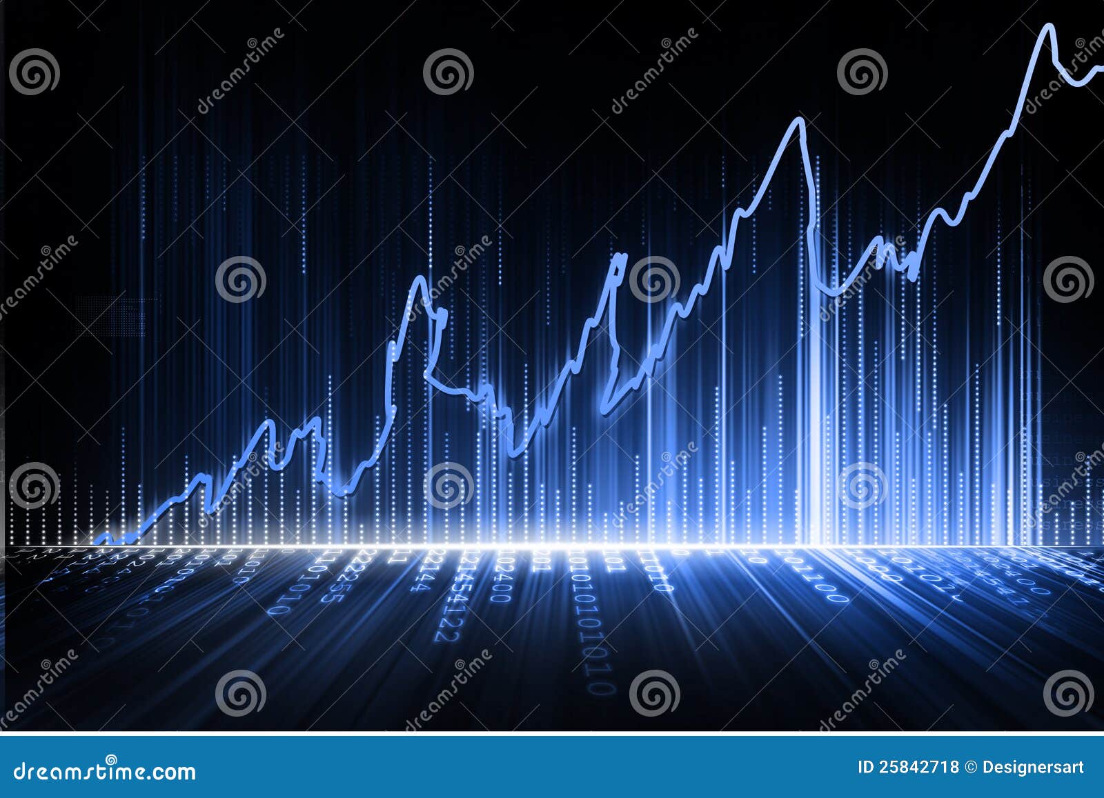 Stock exchange graph stock illustration. Illustration of invest - 25842718