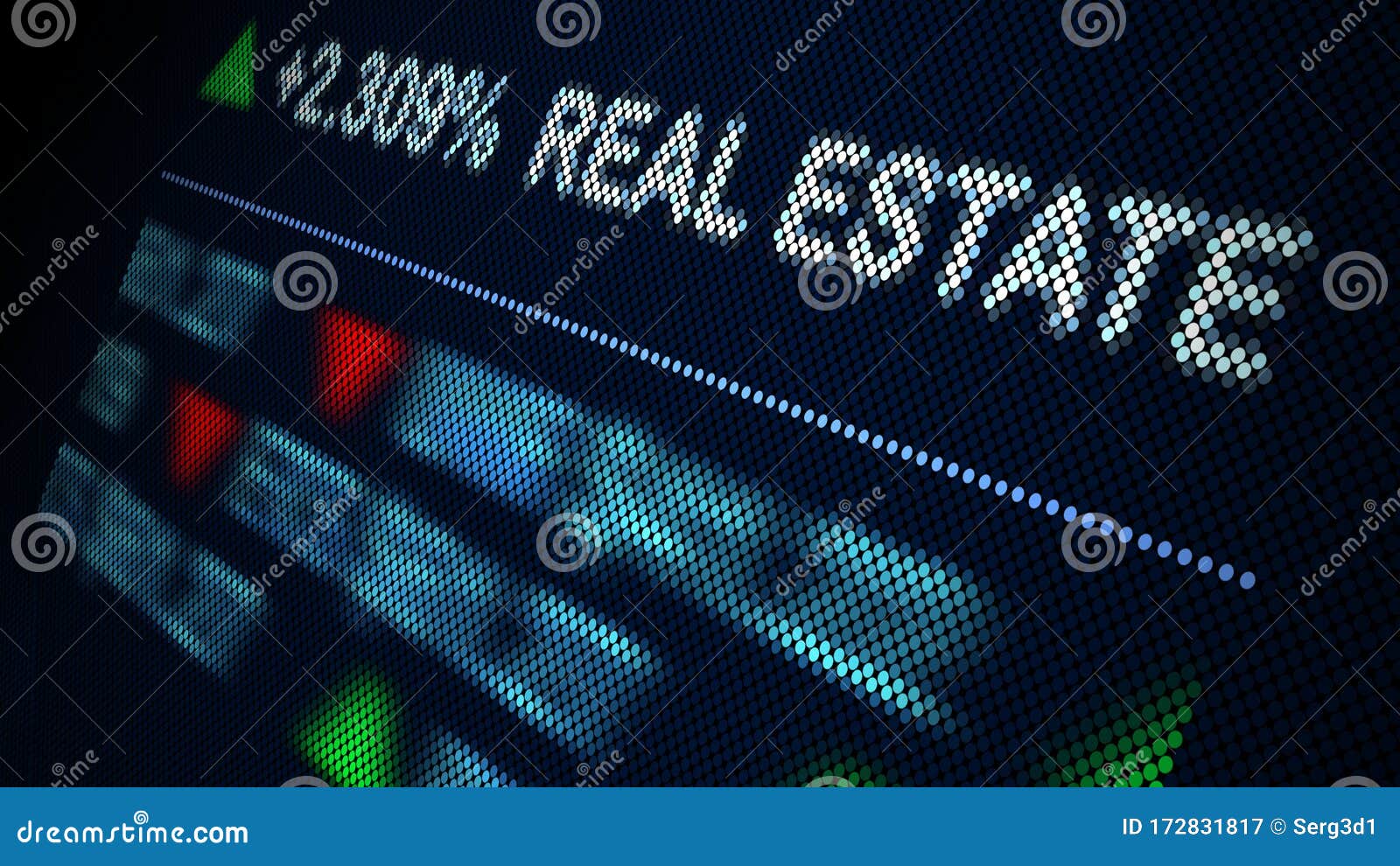 Stock Exchange Rates - 3D Illustration Stock Illustration ...