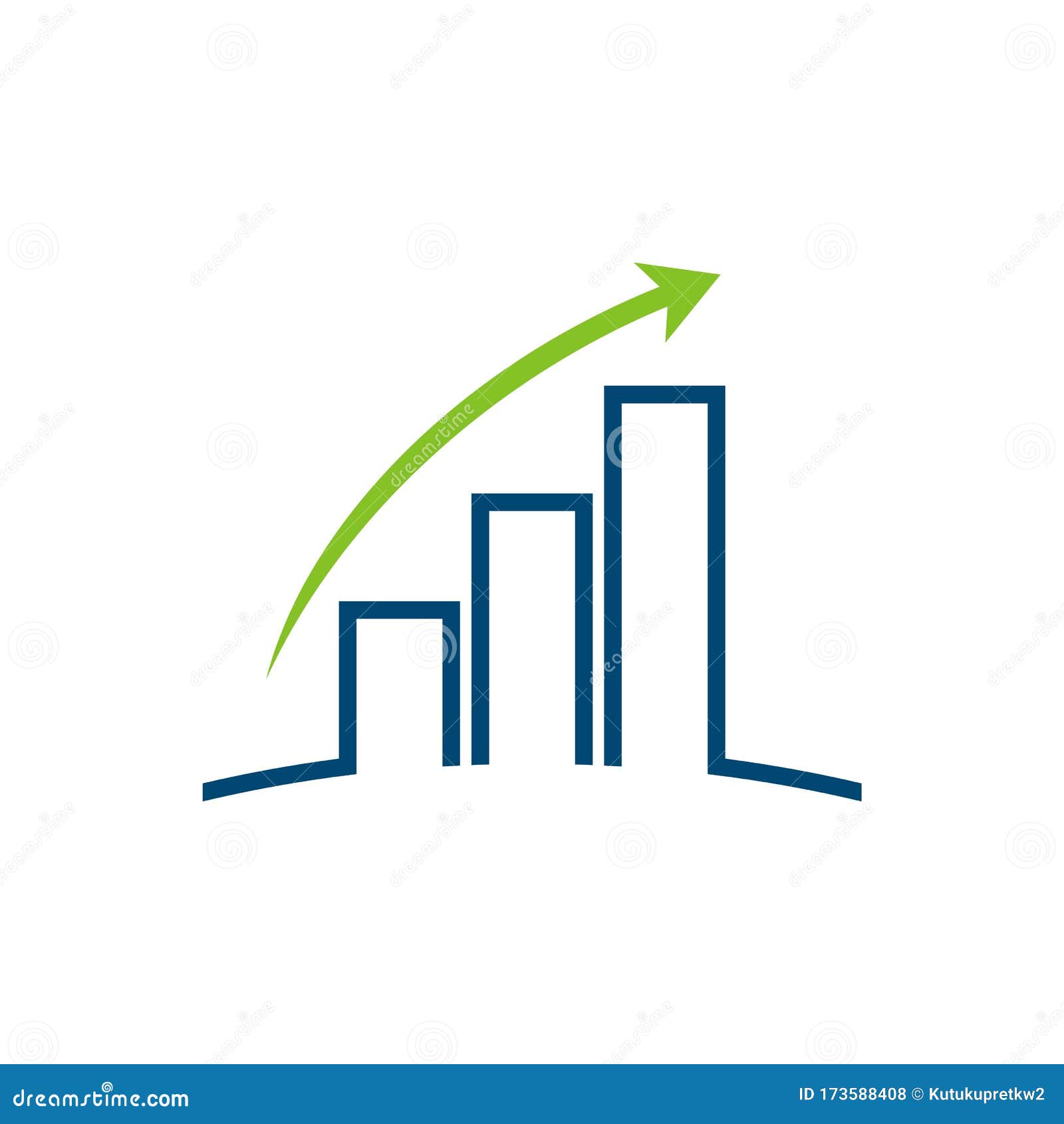 Stock Exchange Vector Logo Template Illustration Design. Vector EPS 10 ...