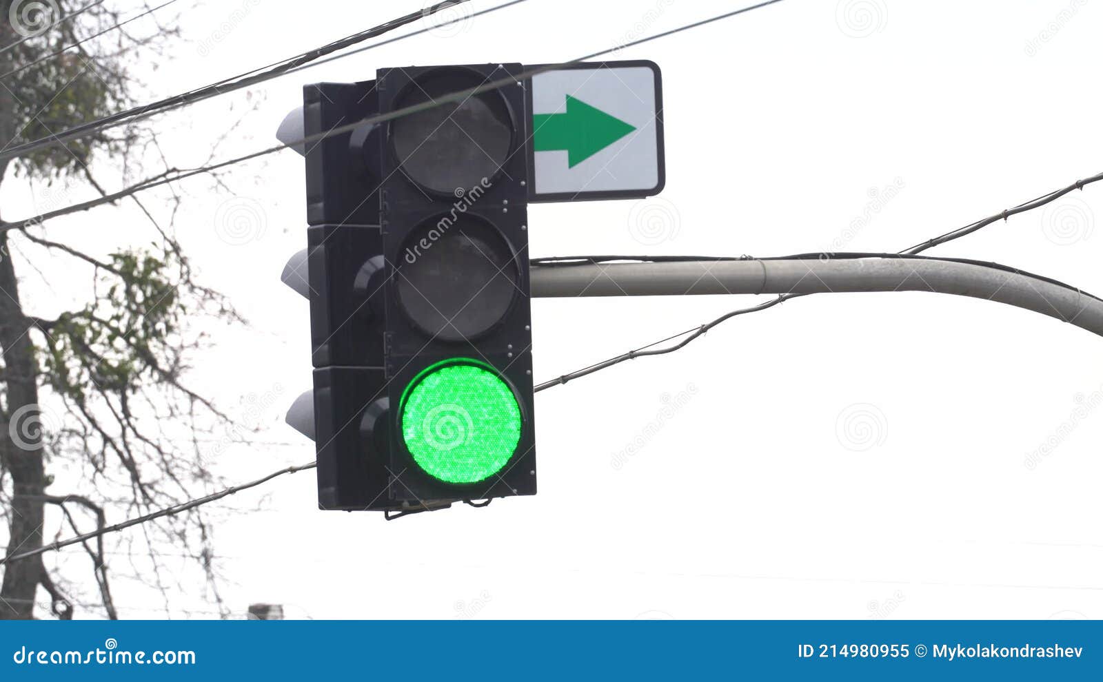 Traffic Light on the Road Regulates Traffic Stock Video - Video of loop ...