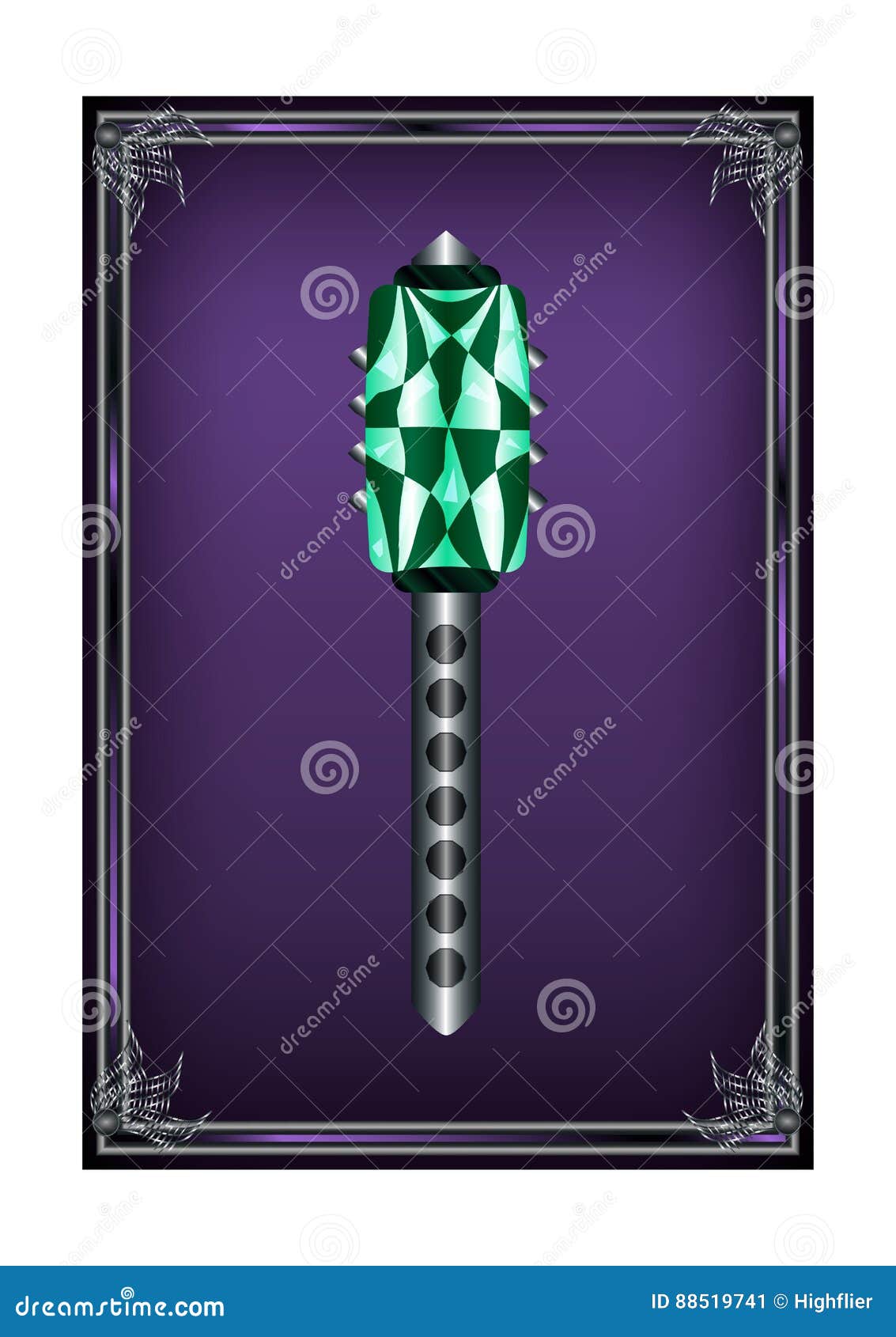 Flail Weapon Icon Silhouette Illustration. Medieval Vector Graphic ... Flail Weapon Icon Silhouette Illustration. Medieval Vector Graphic ...