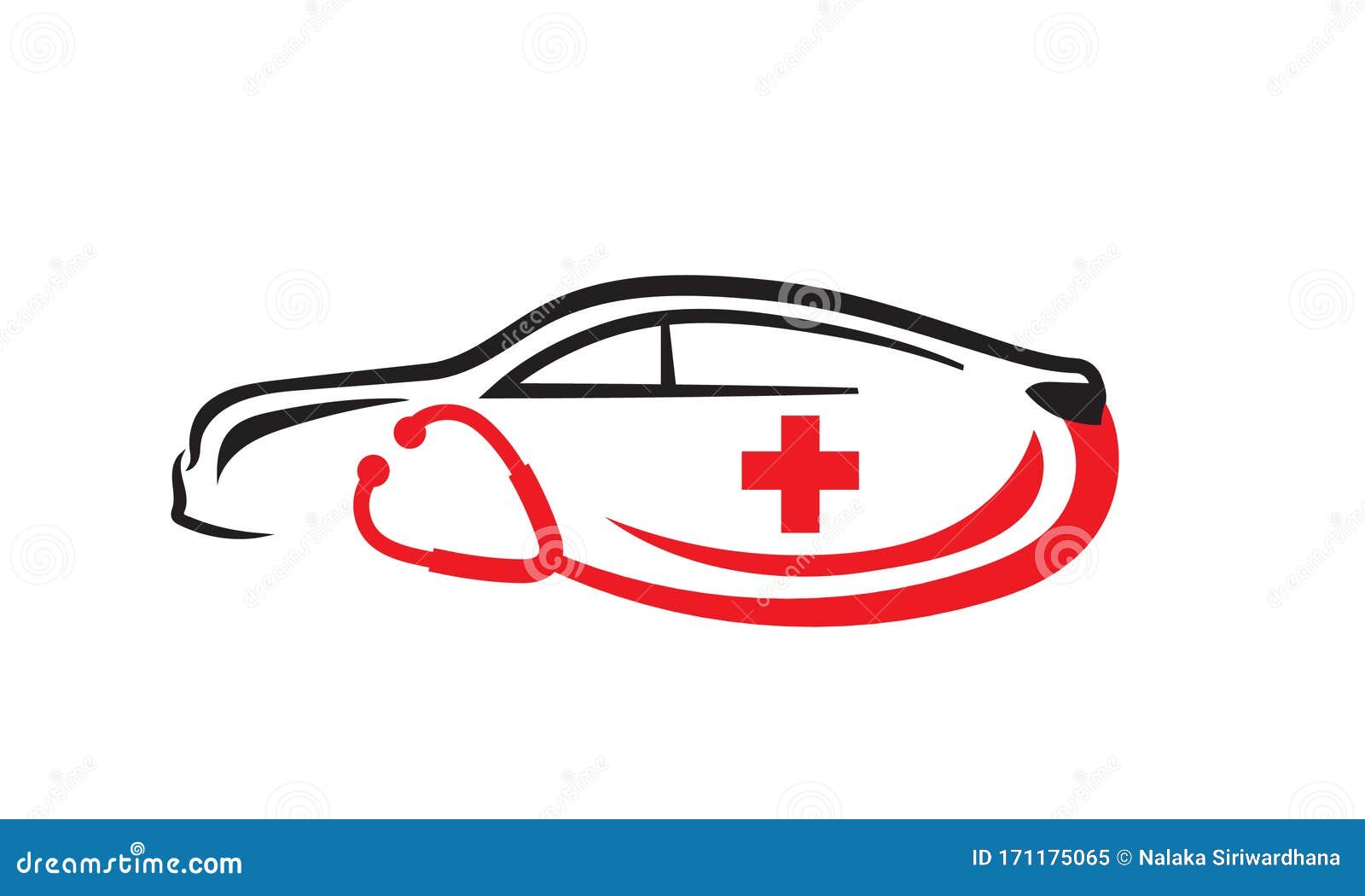 Car health logo symbol. stock vector. Illustration of check - 171175065