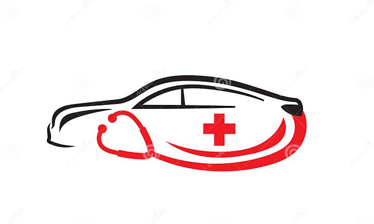 Car health logo symbol. stock vector. Illustration of check - 171175065