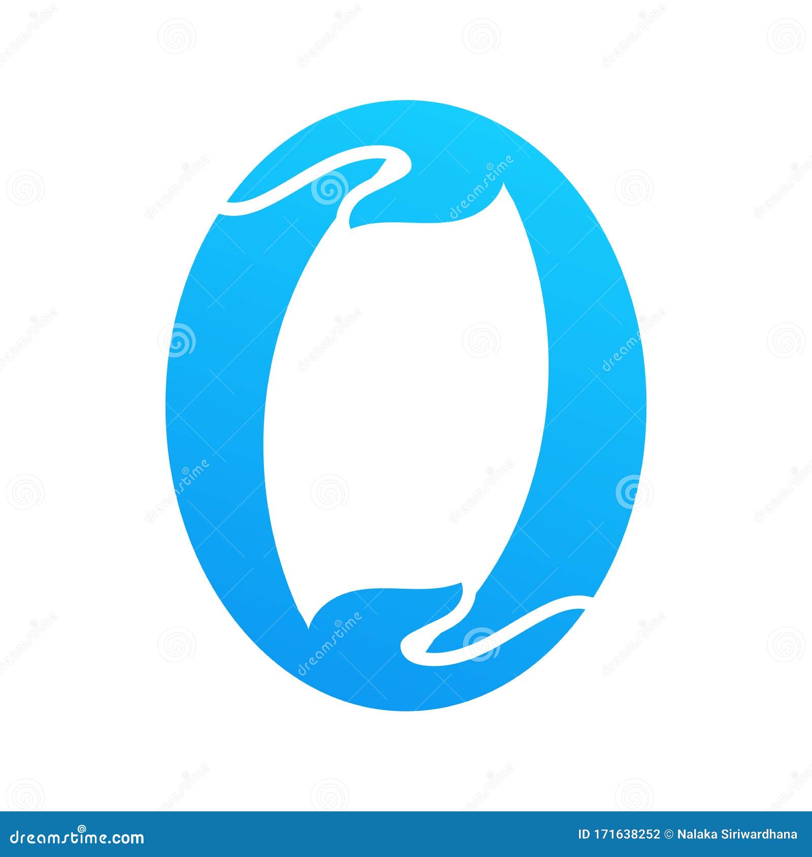 Letter O Logo with Two Hands. Stock Vector - Illustration of biology ...