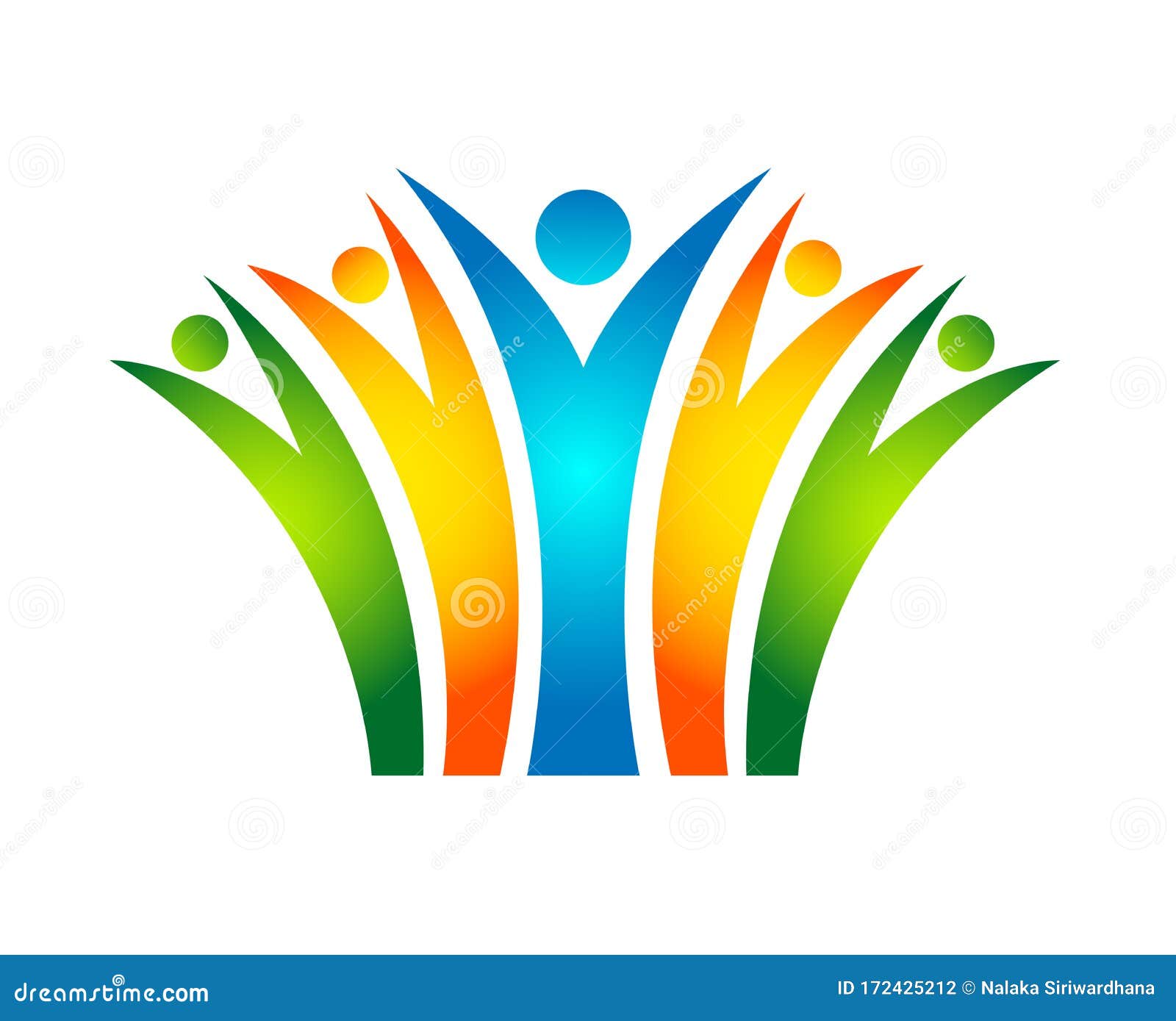 People together logo icon. stock vector. Illustration of charity ...