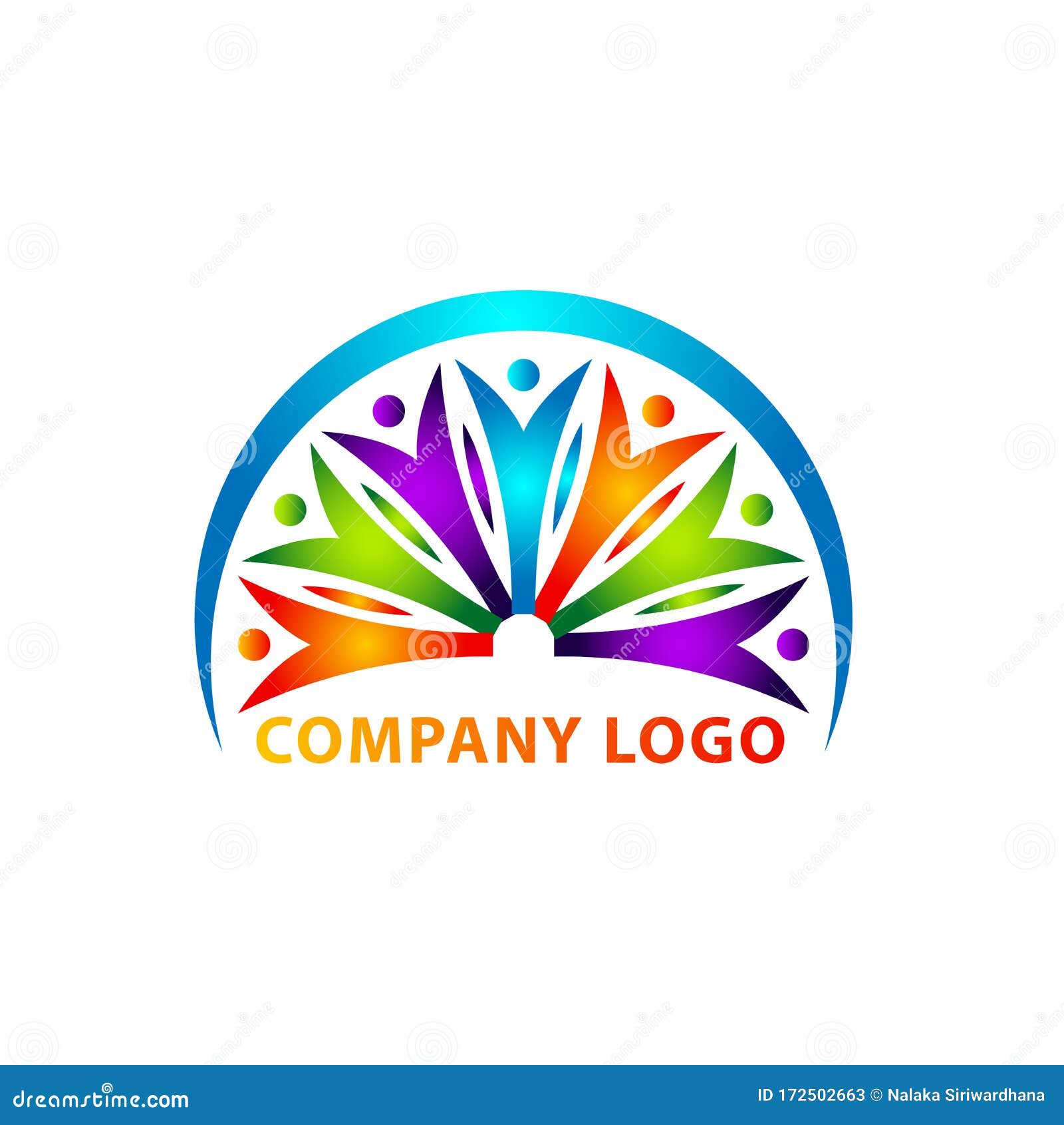 People Icon Arranged by Round Shape. Stock Vector - Illustration of ...