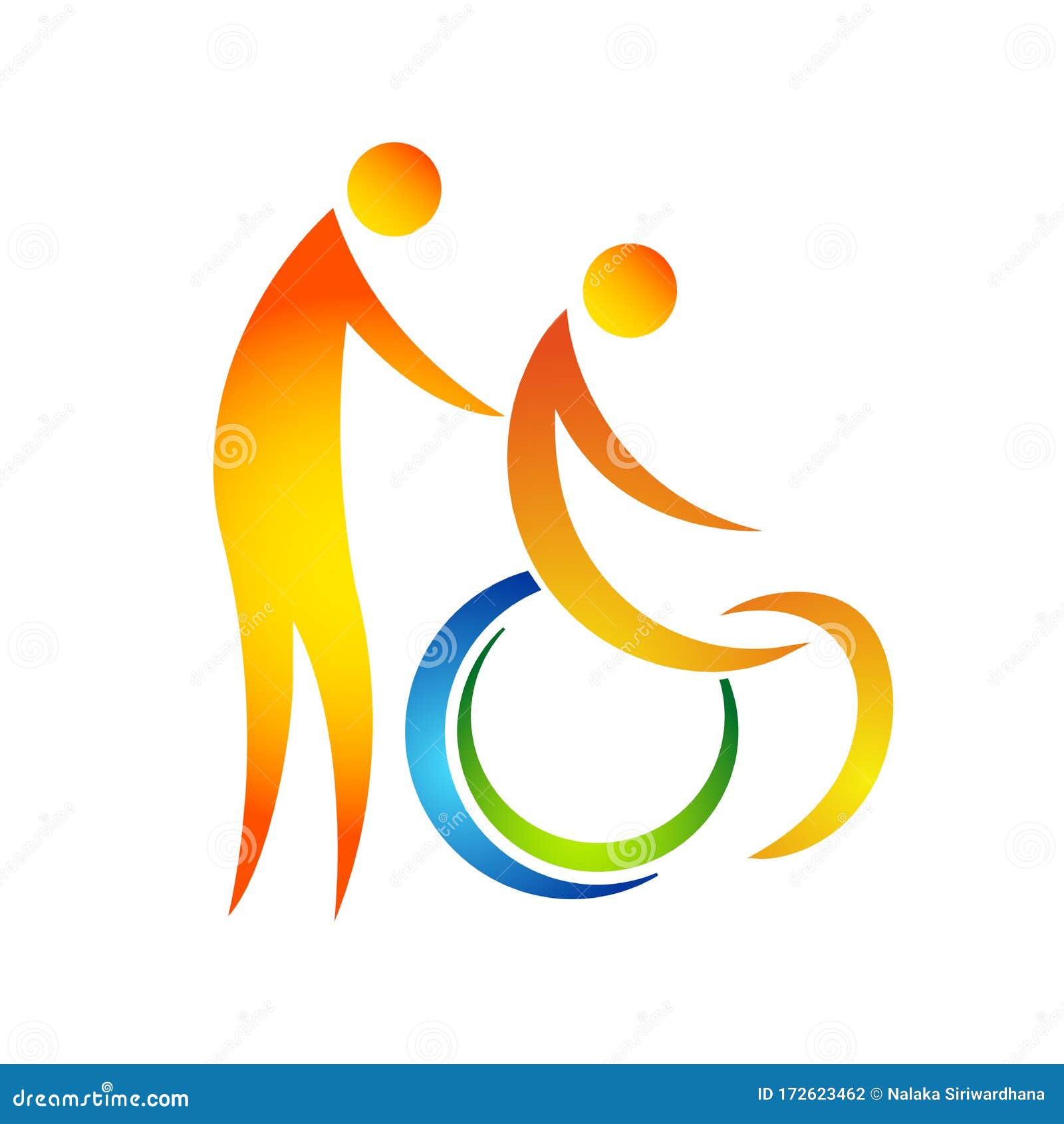 Disable Vector Illustration in Multi Color. Stock Vector - Illustration ...