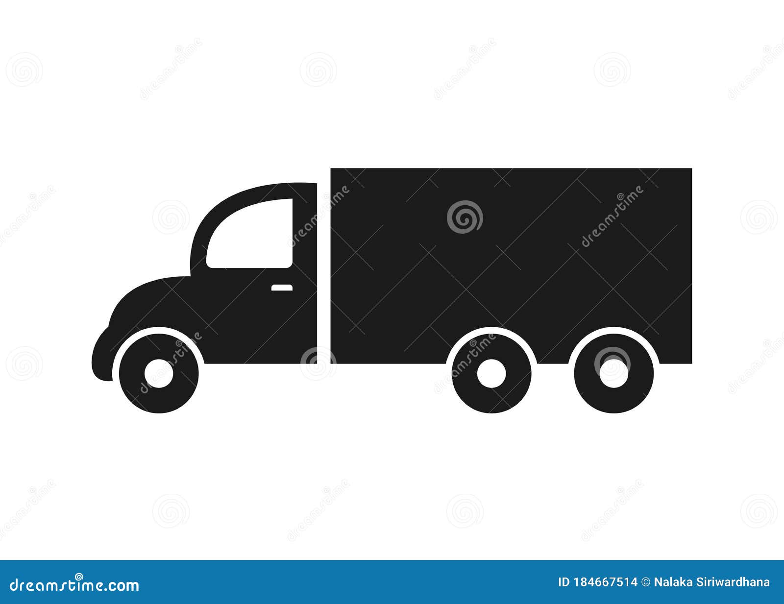 Lorry Truck Vector Illustration. Stock Vector - Illustration of vehicle ...