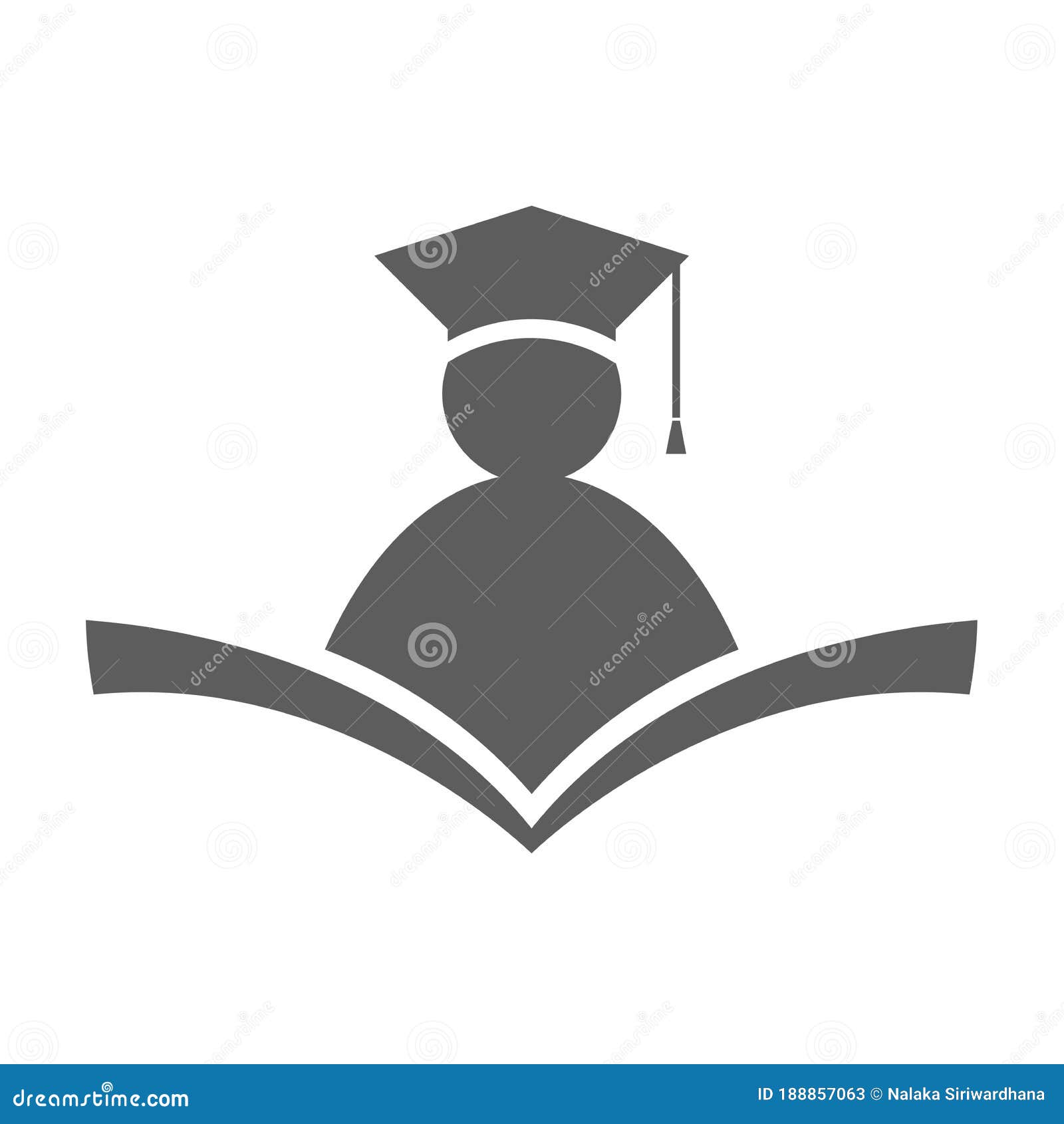 Hand and Book logo symbol. stock vector. Illustration of logo - 188857063