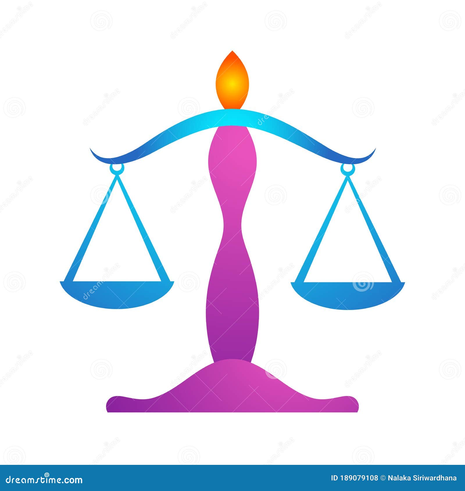 Law balance logo icon. stock vector. Illustration of case - 189079108