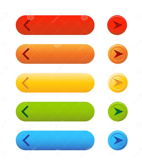 Web page Sticker Designs. stock vector. Illustration of clean - 190222899