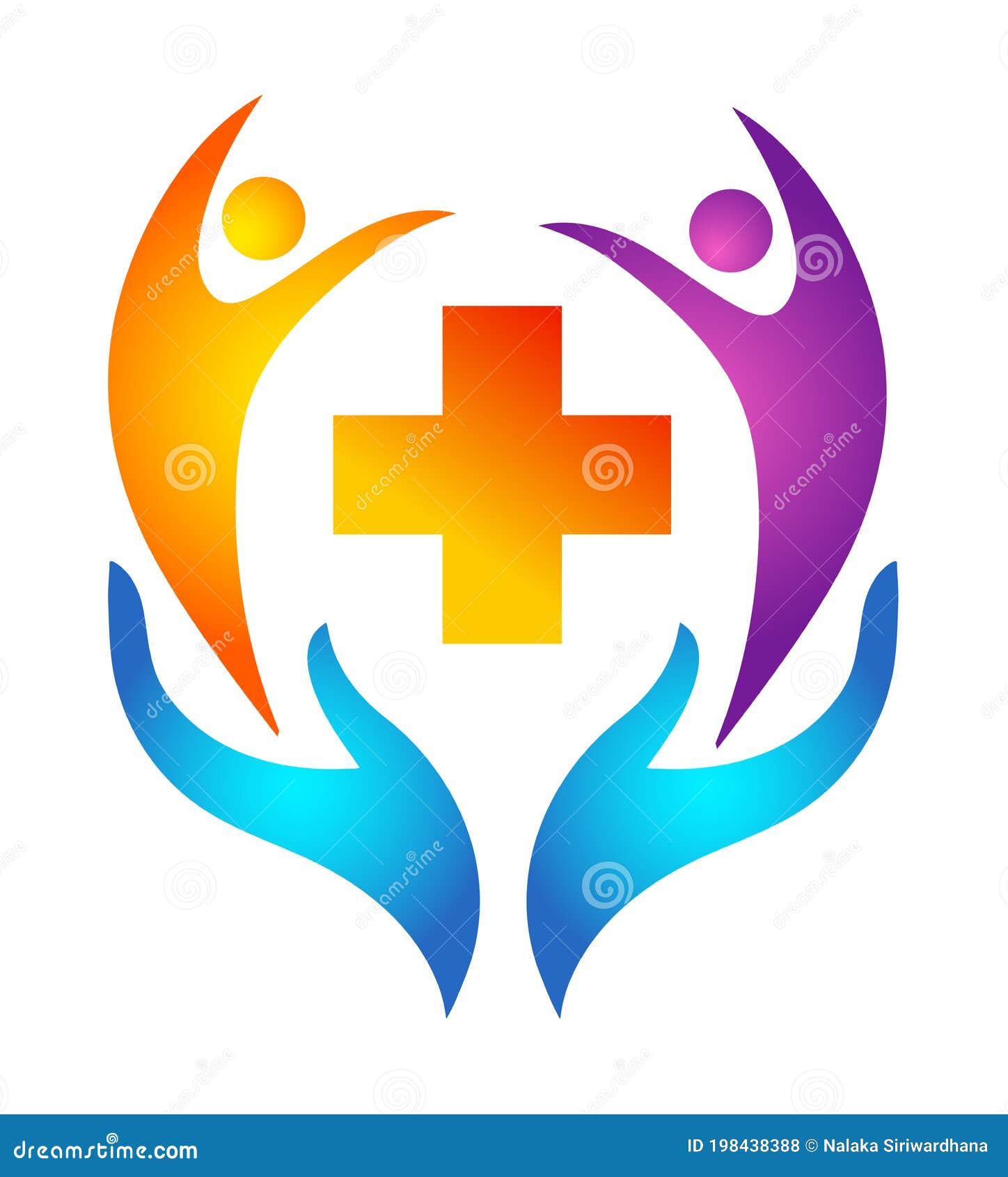 Family health logo. stock vector. Illustration of child - 198438388