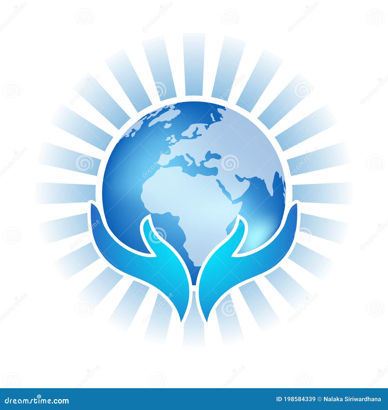Save Earth/globe Logo Icon. Stock Vector - Illustration of hands ...
