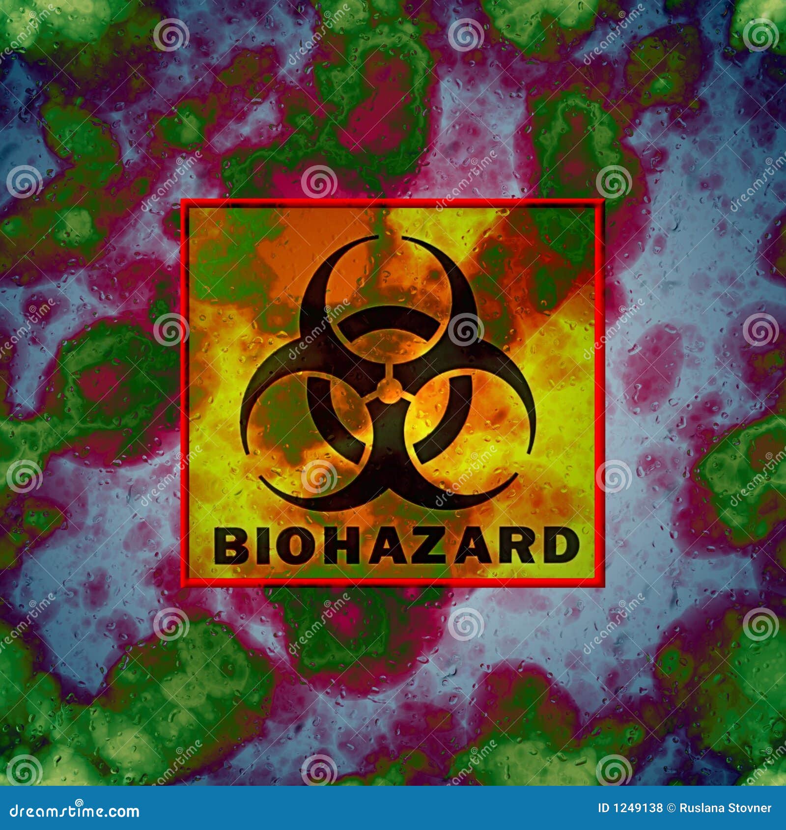 Biohazard Sign Vector Illustration | CartoonDealer.com #12446618