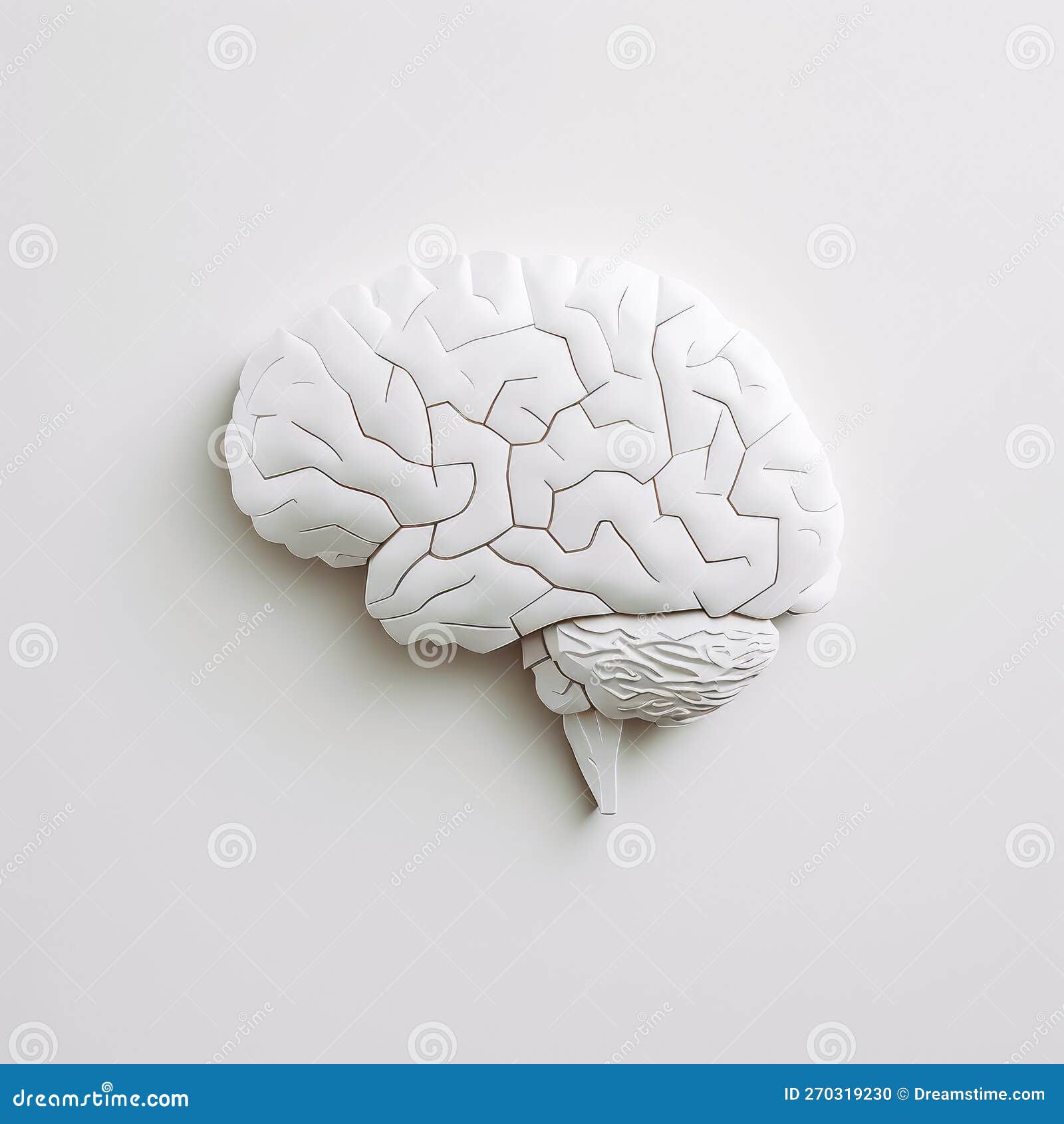 Minimalist Brain Shaped Circuit Board Stock Photo | CartoonDealer.com ...