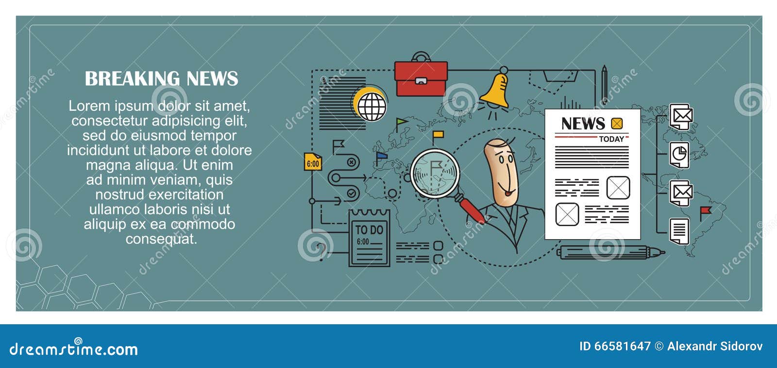 Stock Illustration. Flat Infographic Stock Vector - Illustration of ...