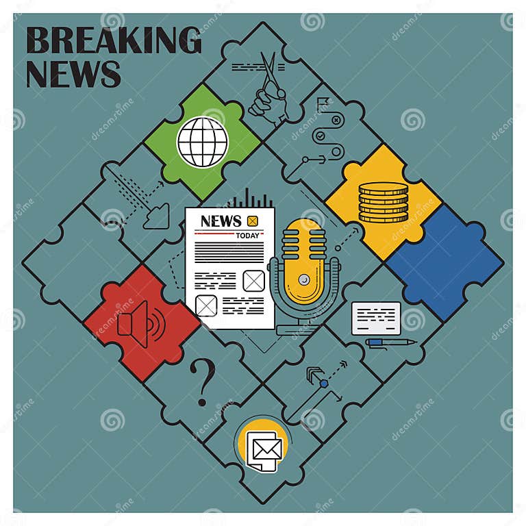 Stock Illustration. Flat Infographic Stock Vector - Illustration of ...