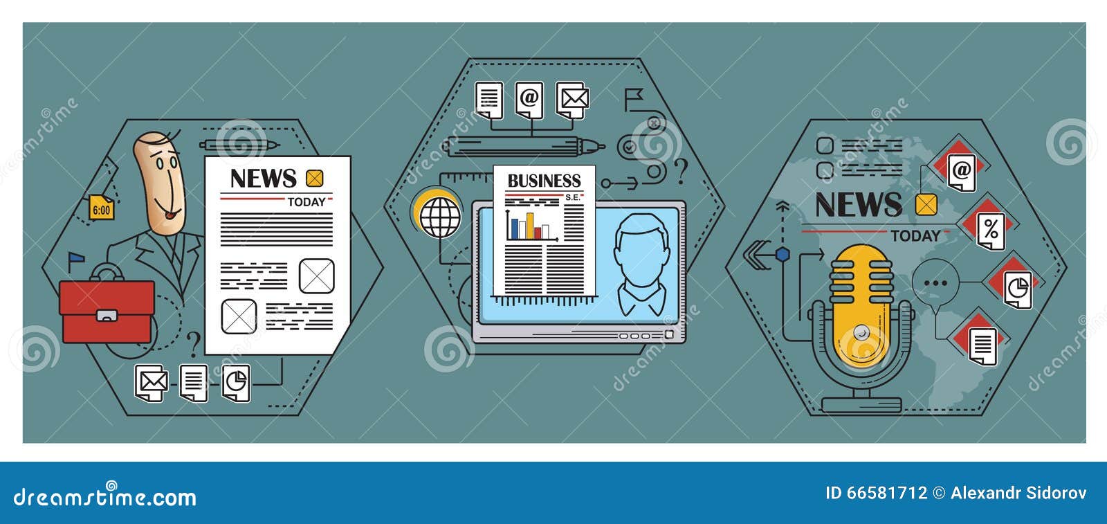 Stock Illustration. Flat Infographic Stock Vector - Illustration of ...