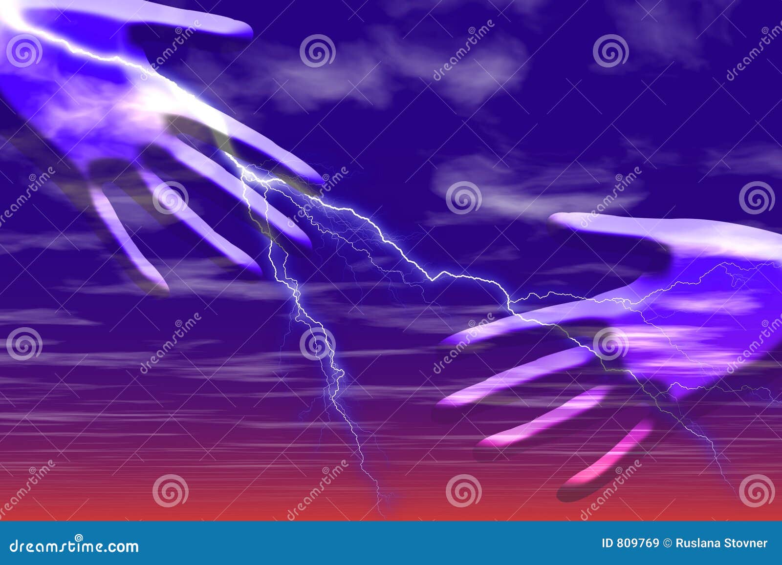 Genesis Hands, Touch Of God. Spirituality. Sketch Drawing Illustration ...