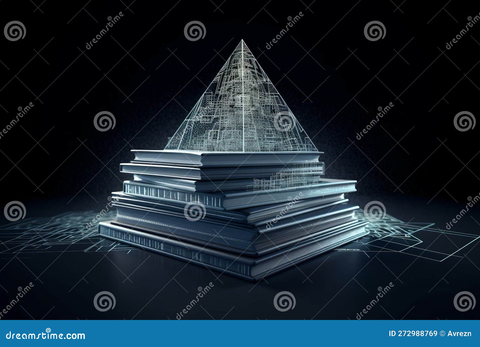 Abstract Depiction of Knowledge is Power Concept, Generative AI Stock ...