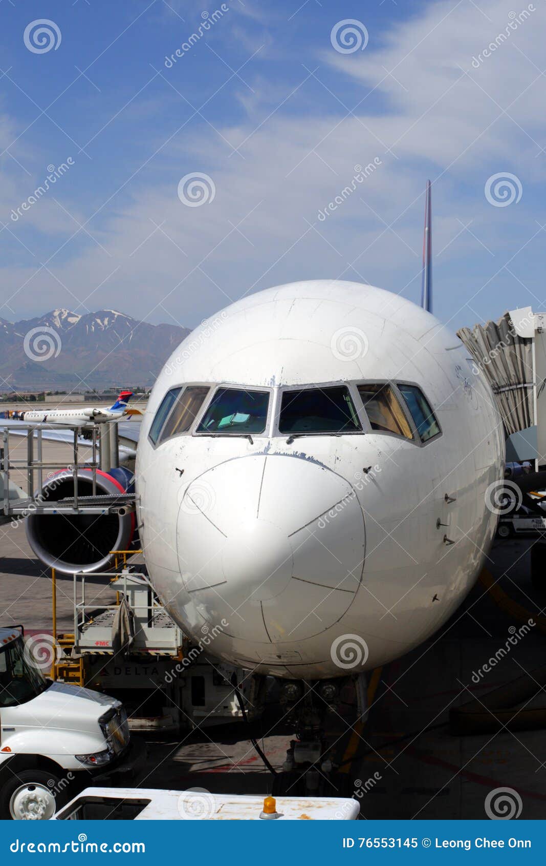 Stock Image of an Airoplane at the Airport Editorial Image - Image of ...