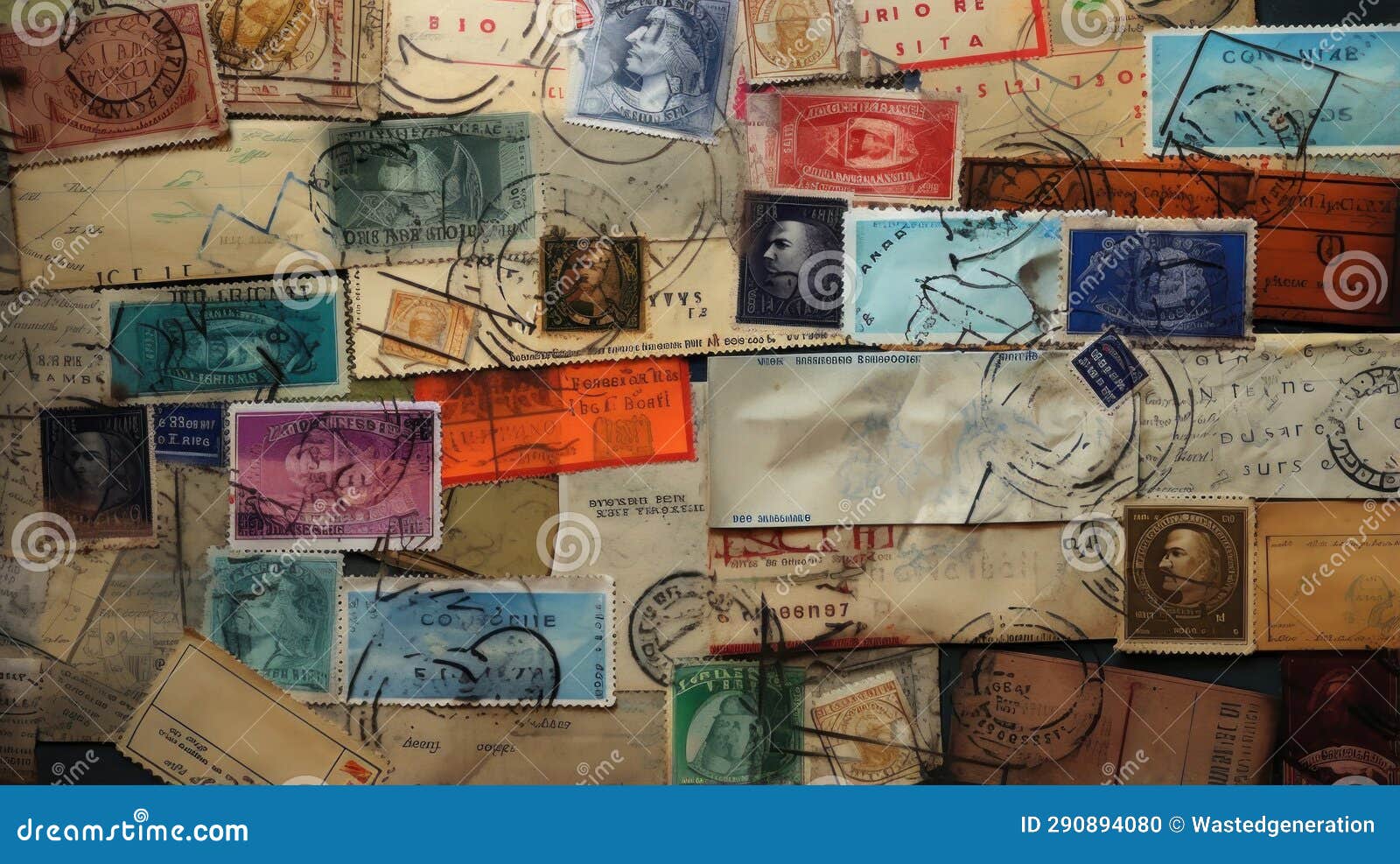 Envelopes, Mail, and Stamps – a Classic Symbol of Correspondence Stock ...