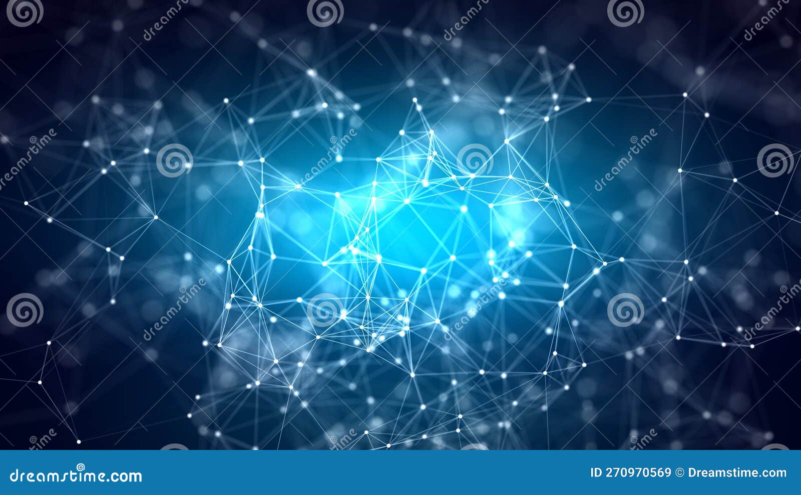 Networking and Connection Web Concept Stock Illustration - Illustration ...