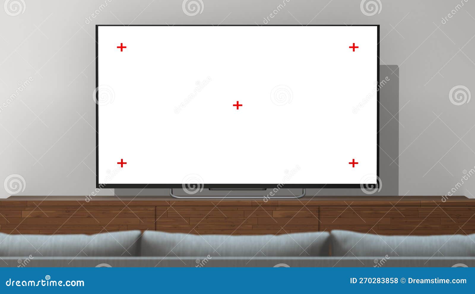4K Screen with Tracking Points and RGB Channel Stock Illustration ...