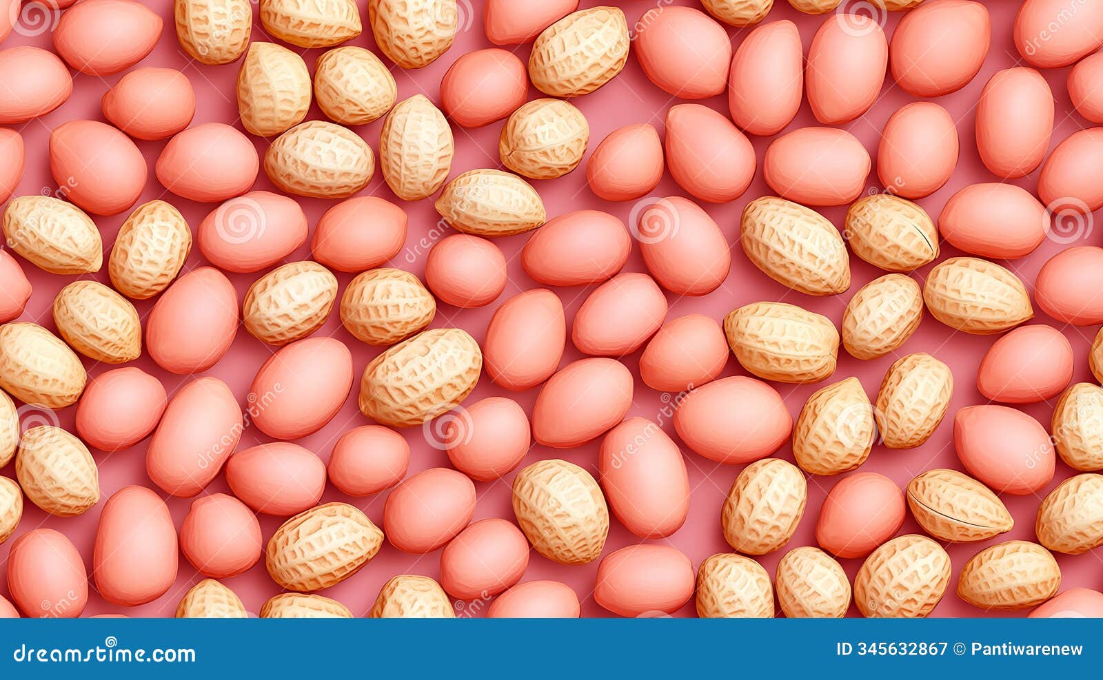 Peanut Composition, Side View, Vector Cartoon Art | CartoonDealer.com ...