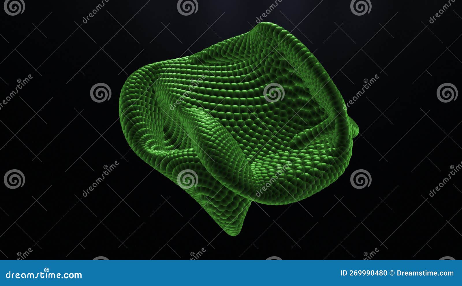 Abstract Organic Shape of Sphere Particles Stock Illustration ...