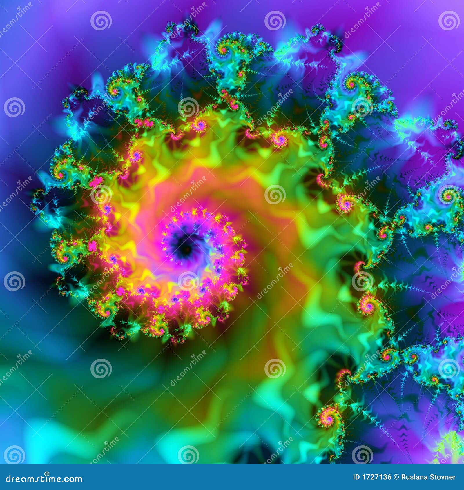 Stock Image of Fractal Wave Stock Illustration - Illustration of ...