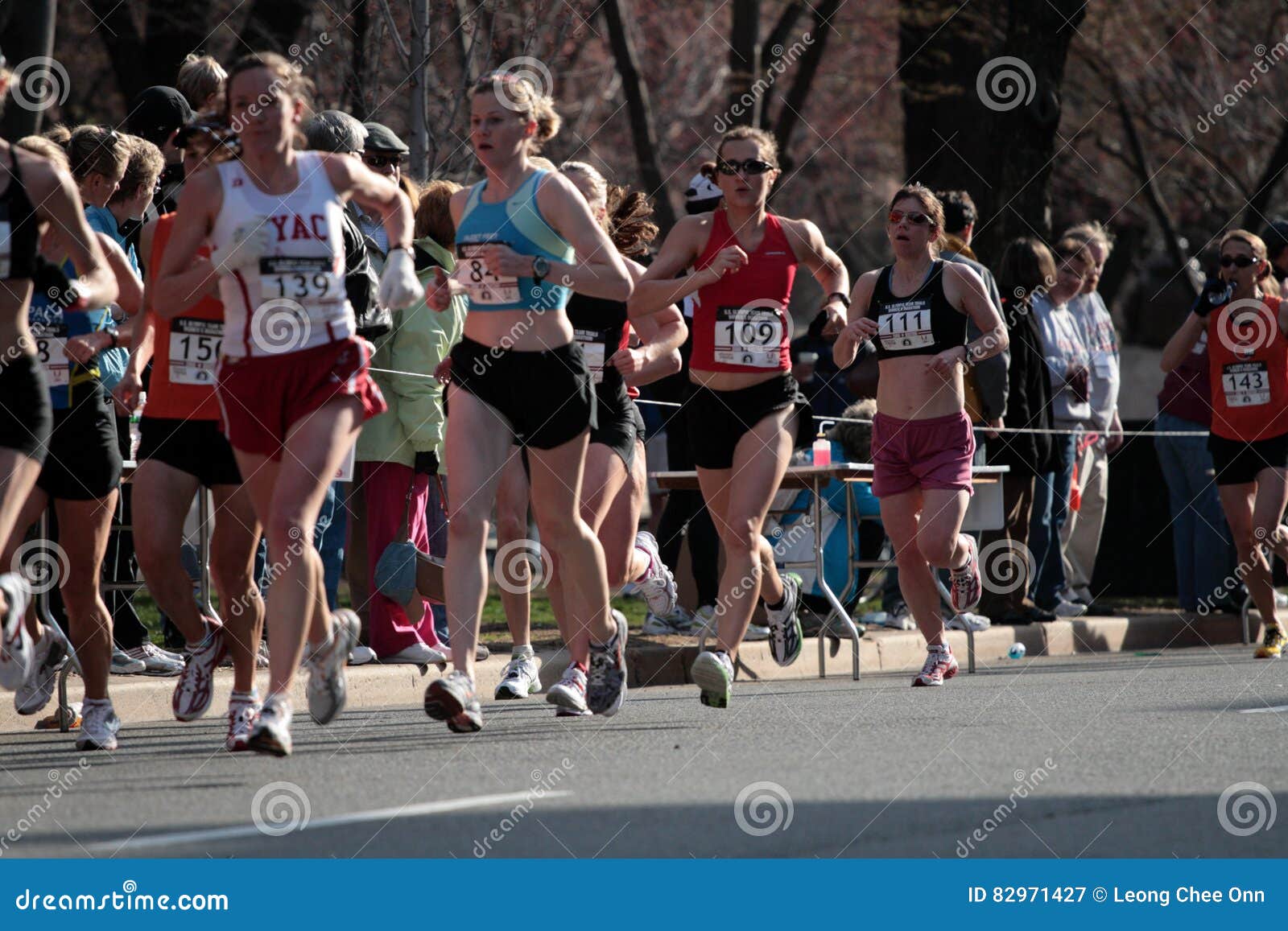 Stock Image of People Running in City Marathon Editorial Photography ...