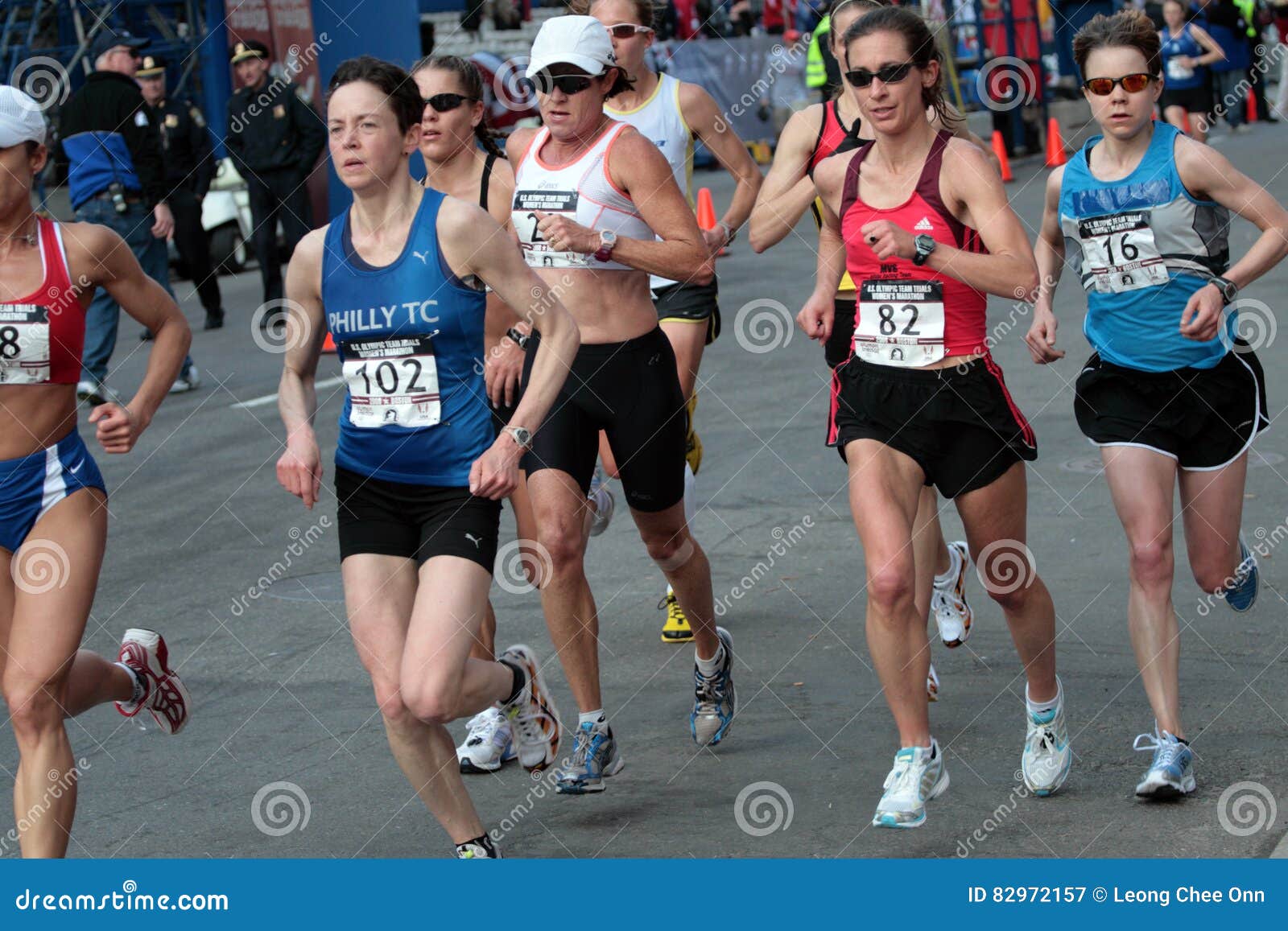 Stock Image of People Running in City Marathon Editorial Photography ...