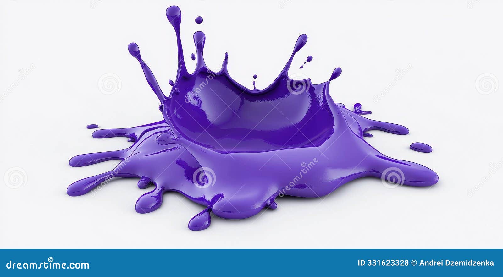 Stock Image of a Purple Paint Splash on a Transparent Background Stock ...