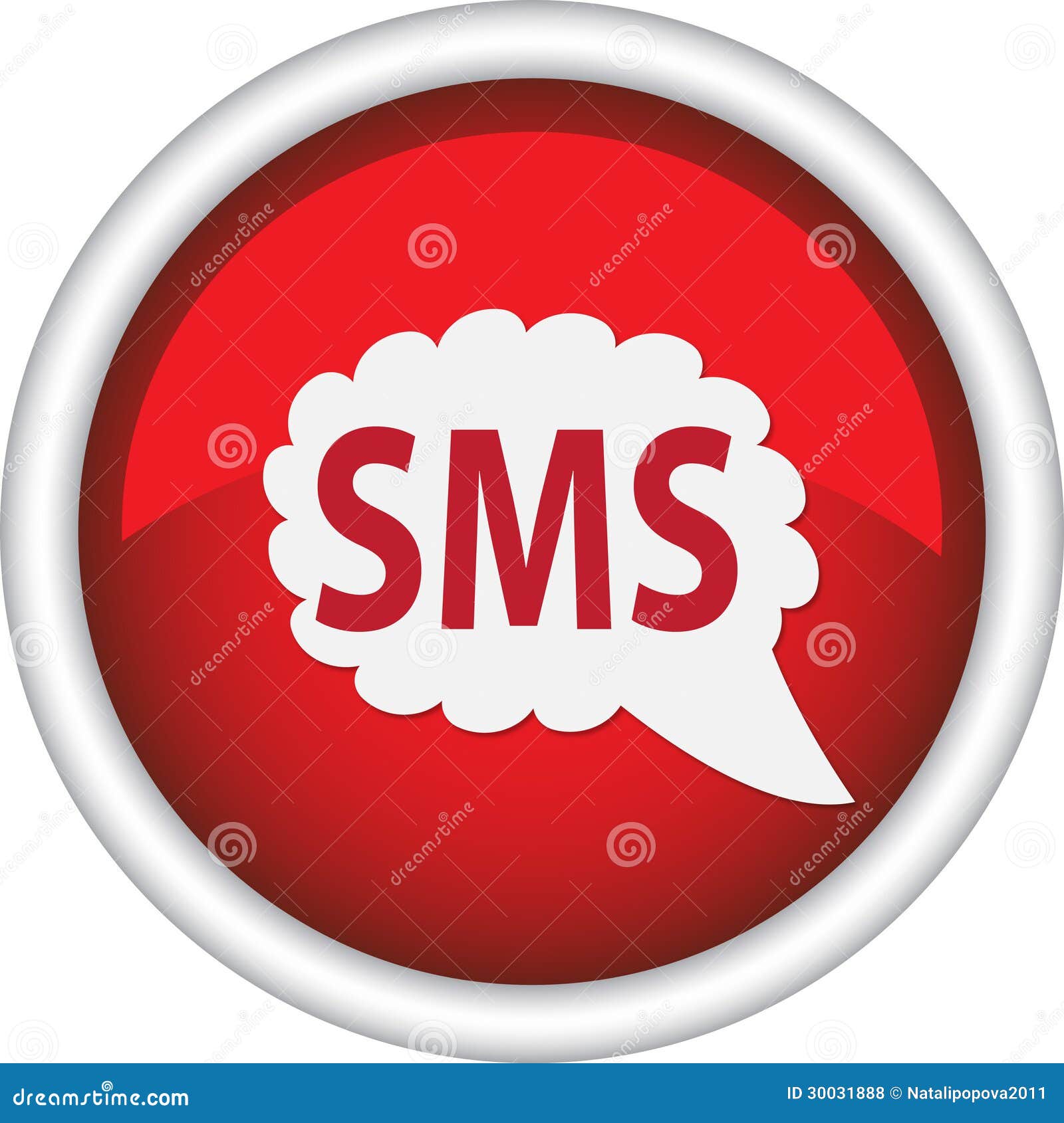 Round sign that says SMS stock illustration. Illustration of logo ...
