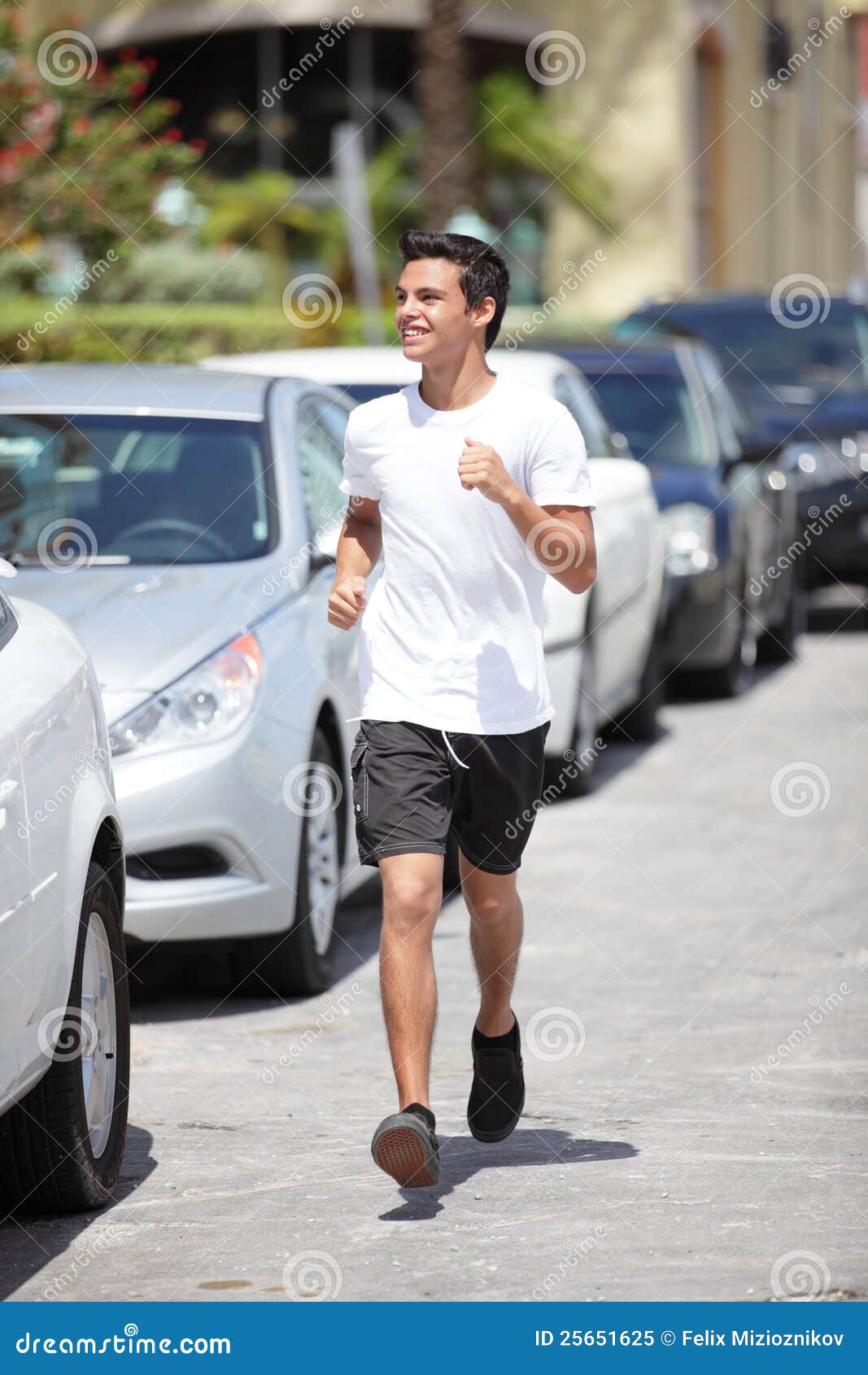 Stock Image of a Running Man Stock Image - Image of attractive, athlete ...