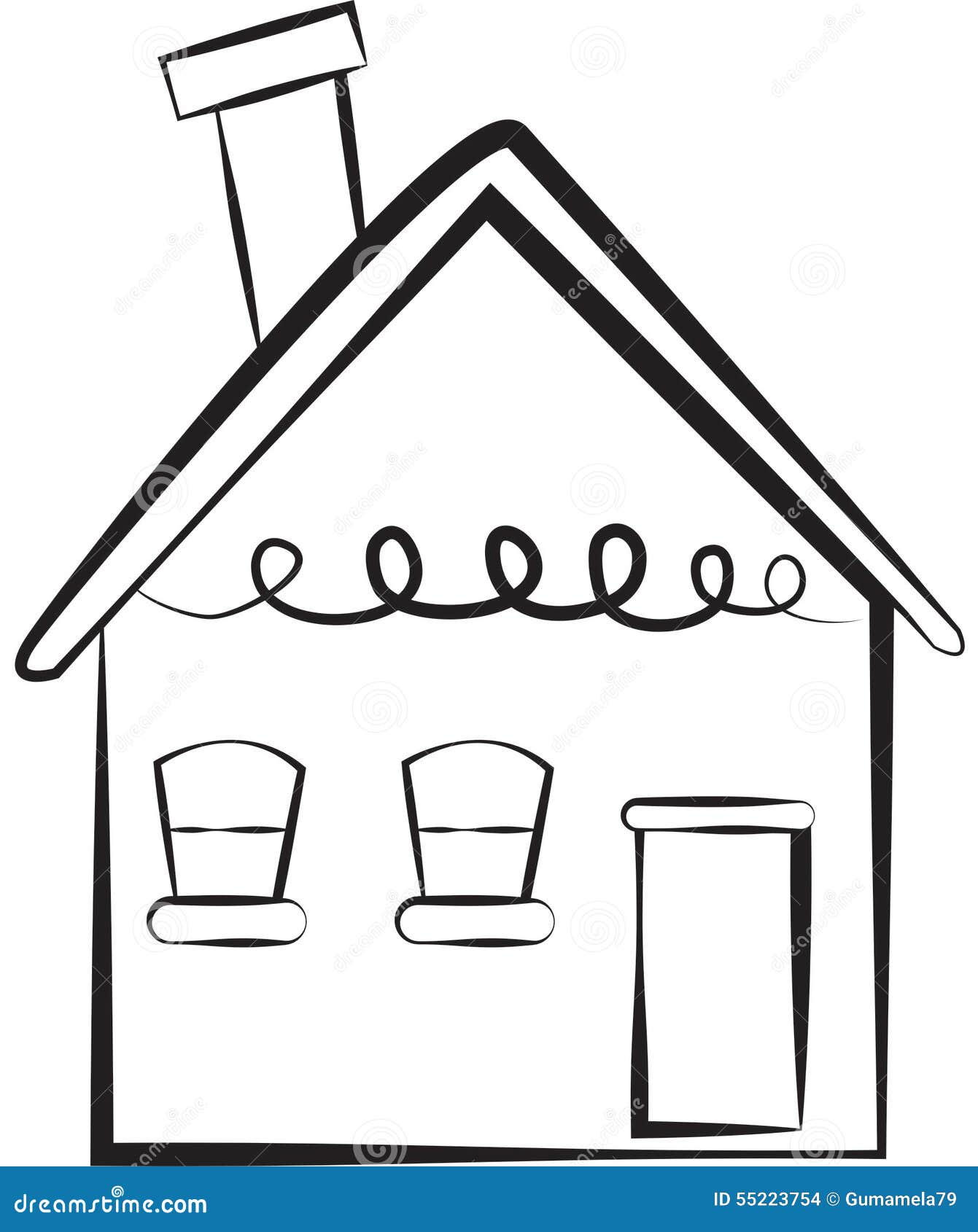 Simple House Container Logo Cartoon Vector | CartoonDealer.com #228927907