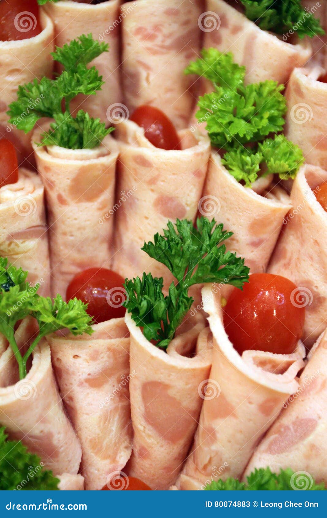 Stock image of sliced ham stock image. Image of background - 80074883