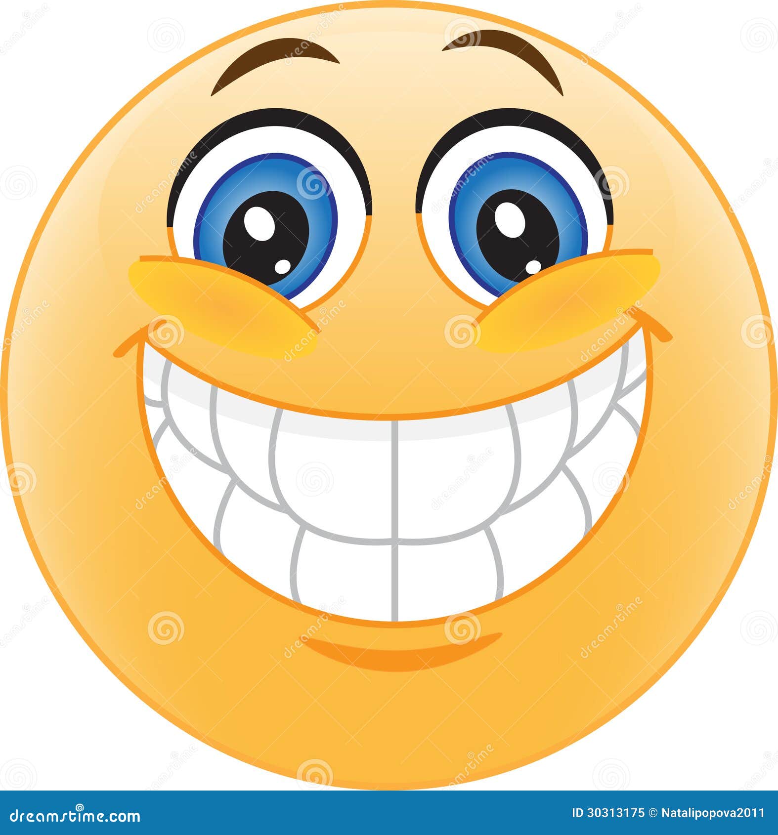 Smiley. Smile. Joy. stock illustration. Illustration of icon - 30313175