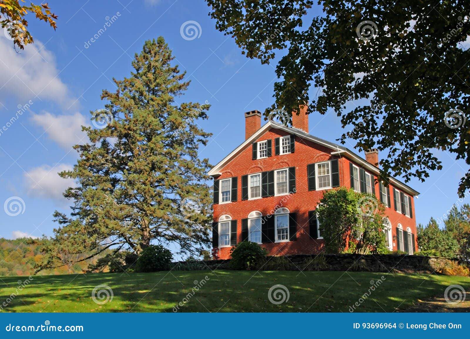 Stock Image of Vermont, USA Stock Photo - Image of barn, green: 93696964